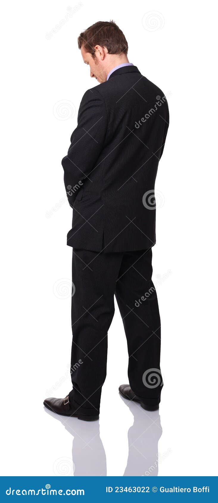 Businessman stock photo. Image of back, look, caucasian - 23463022