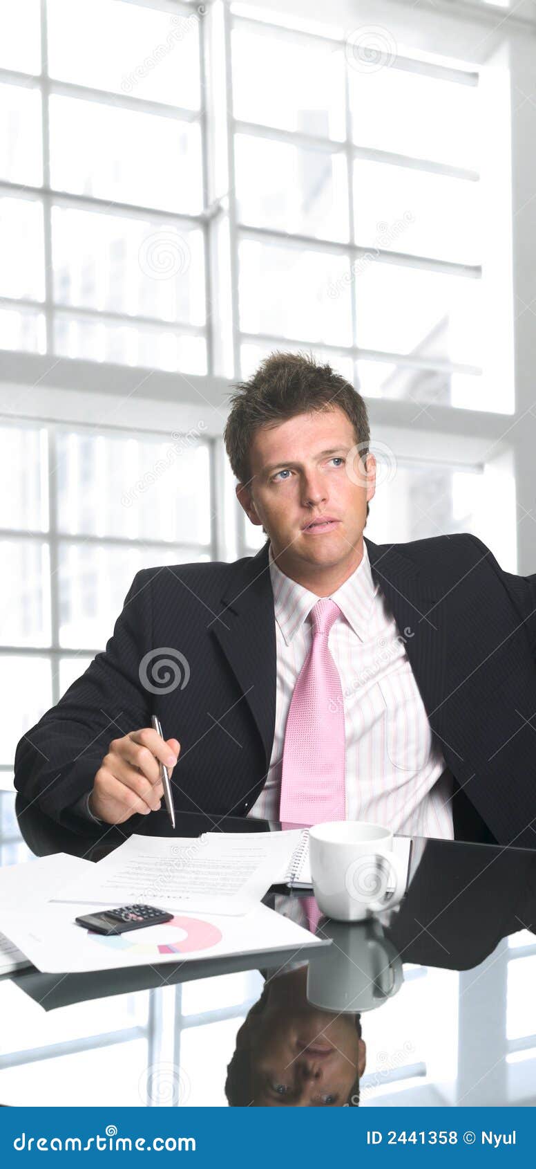 Businessman stock photo. Image of financial, contract - 2441358