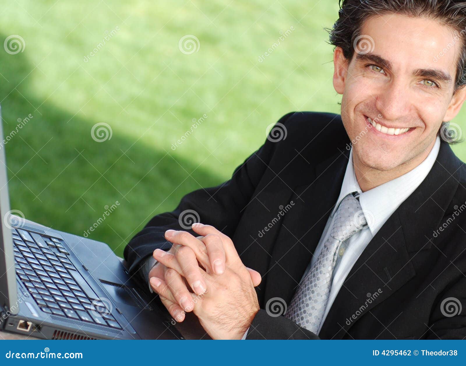 Businessman stock photo. Image of male, lead, salesman - 4295462
