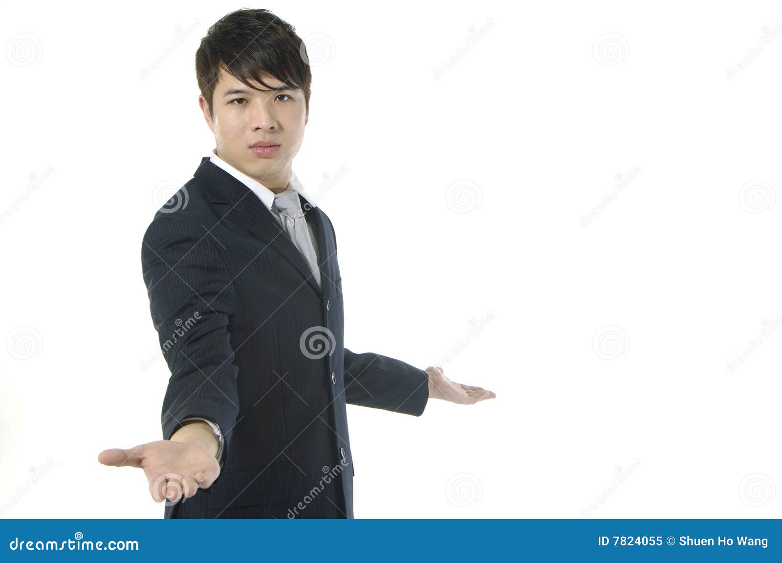 Businessman stock image. Image of adult, explain, hand - 7824055