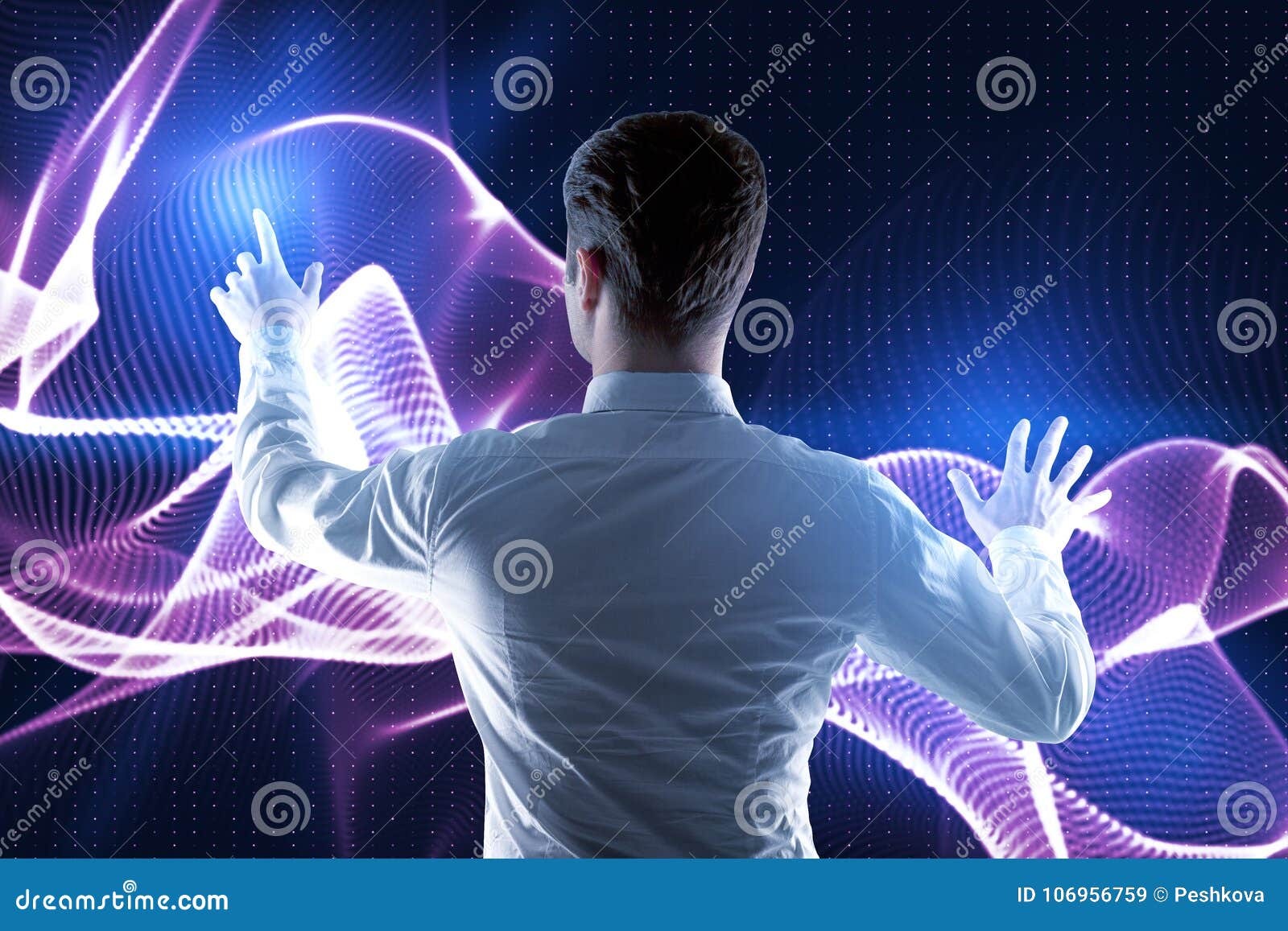 Future and Innovation Concept Stock Image - Image of computer, male ...