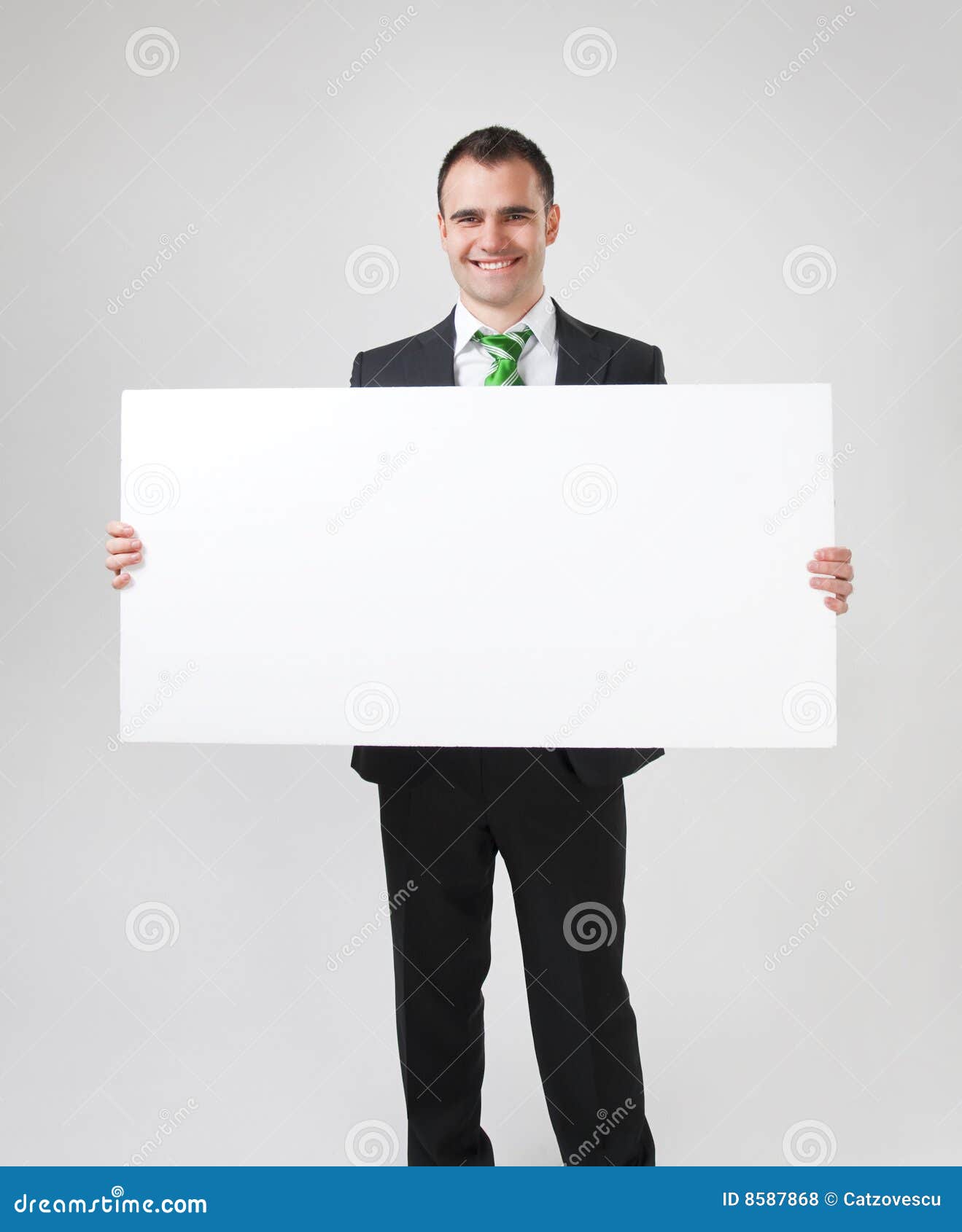 Businessman advertising stock photo. Image of space, finance - 8587868
