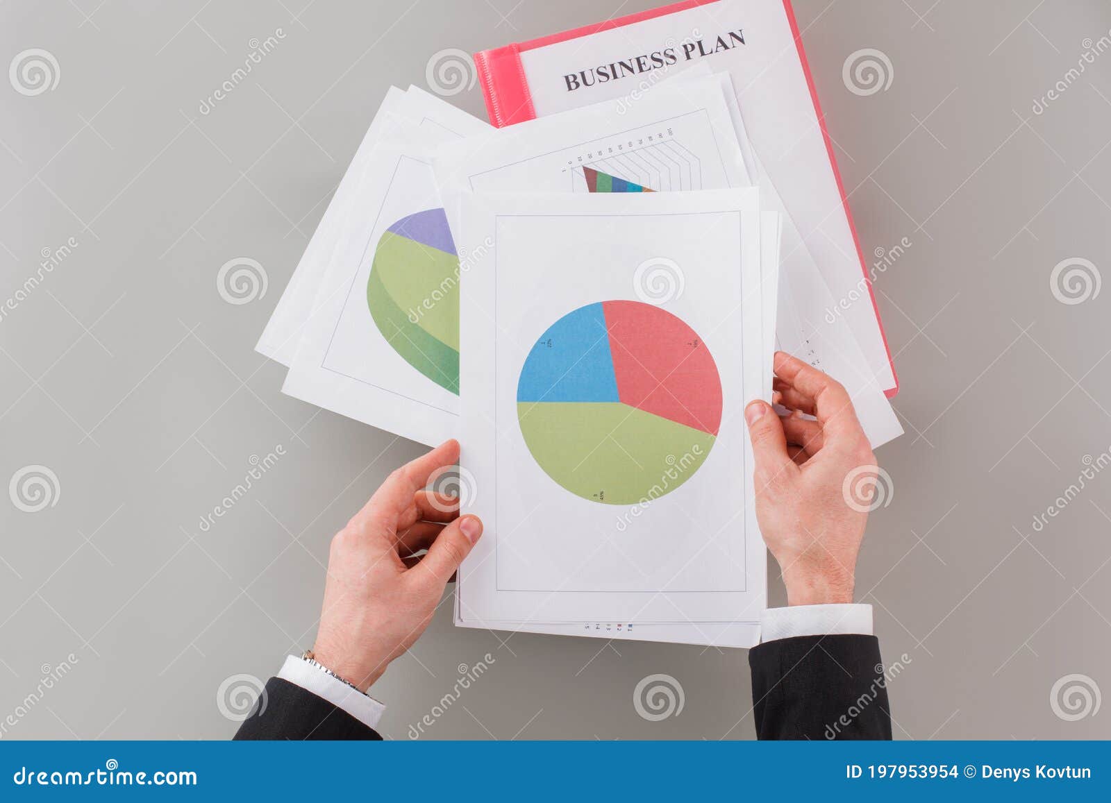 Businessman Analysing Data Statistics. Stock Photo - Image of graphic ...