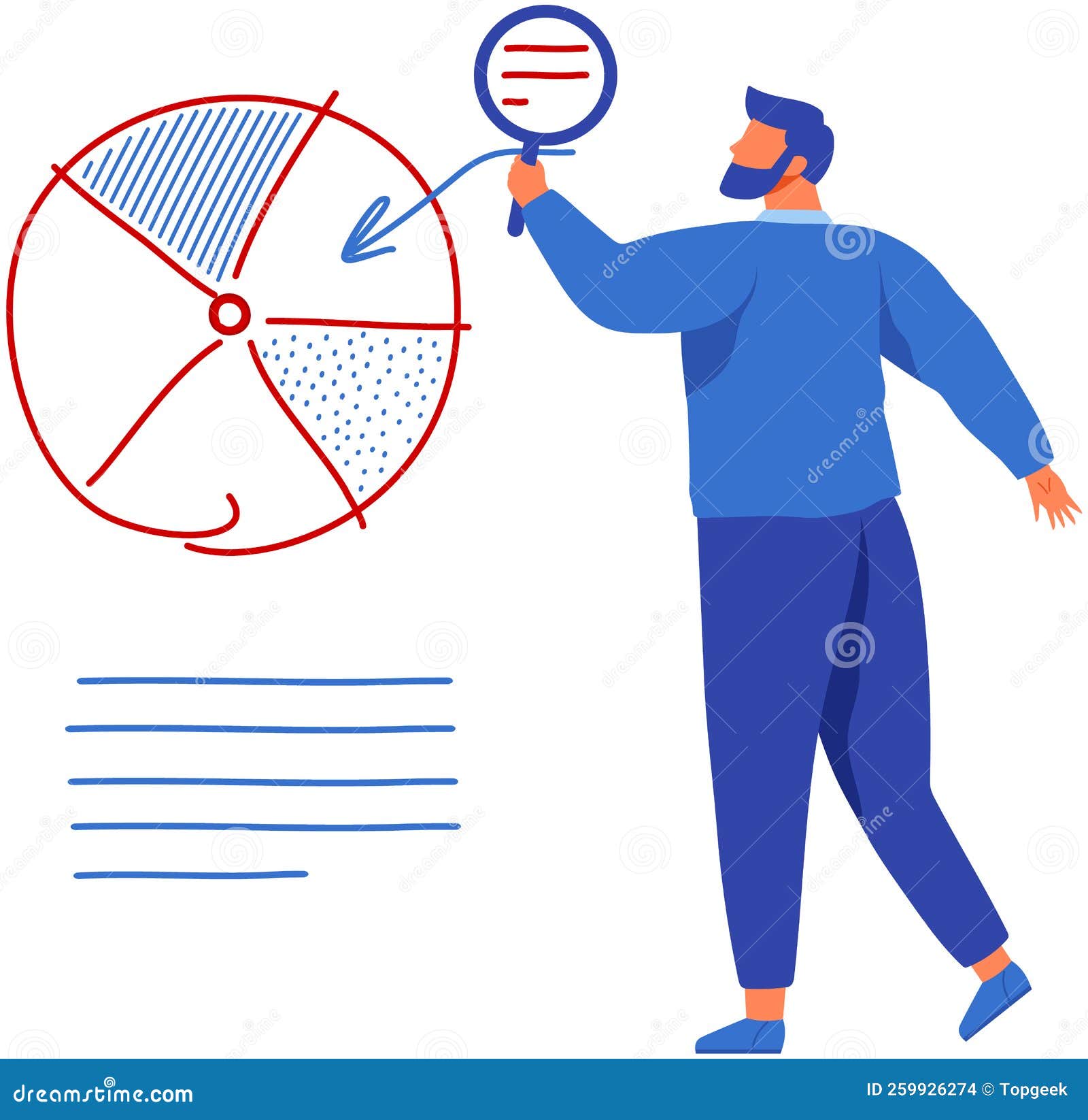 Businessman Analyzing Graph, Analyst Makes Presentation. Data Science ...