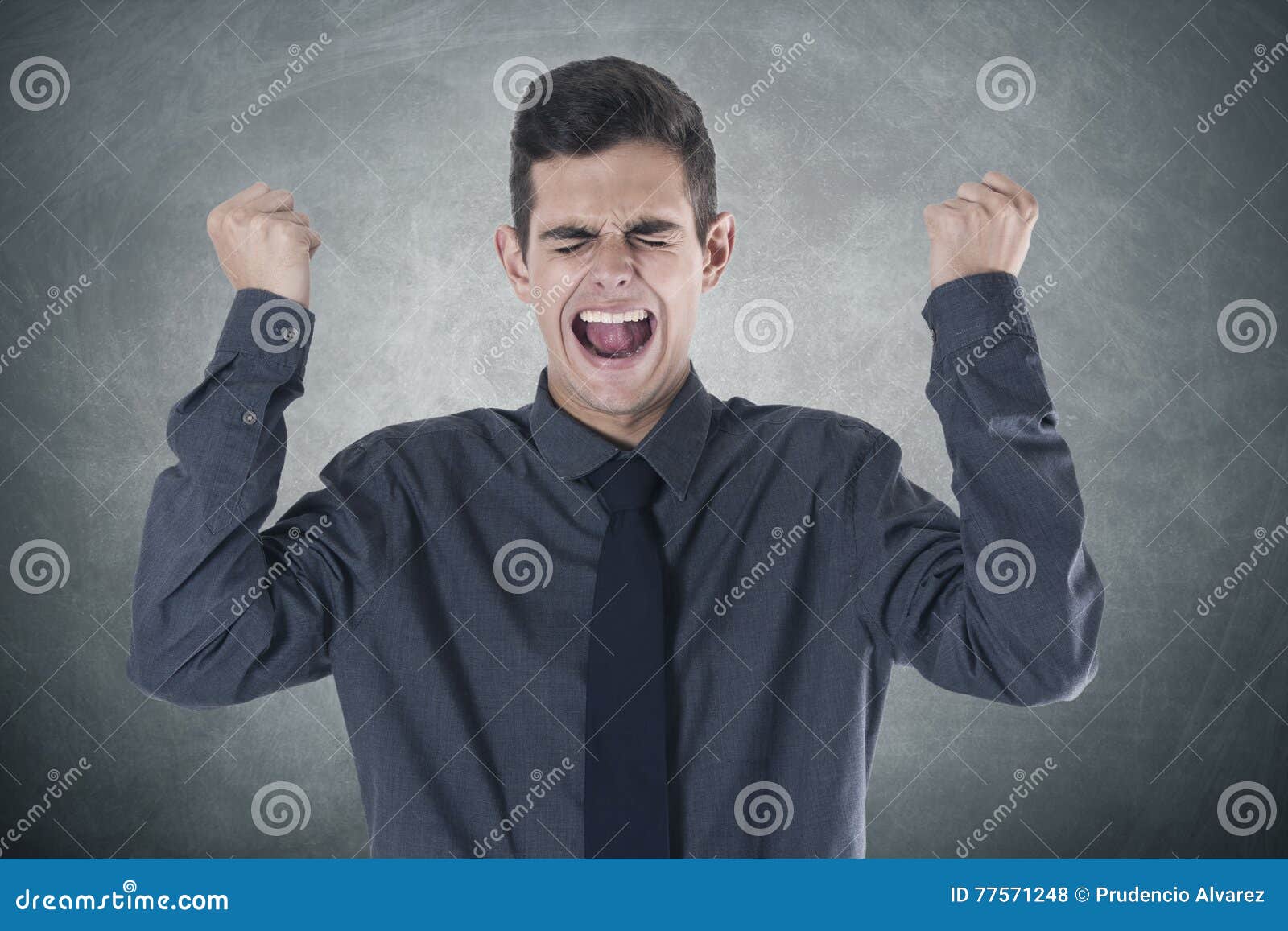 Businessman anger stock photo. Image of latin, anger - 77571248