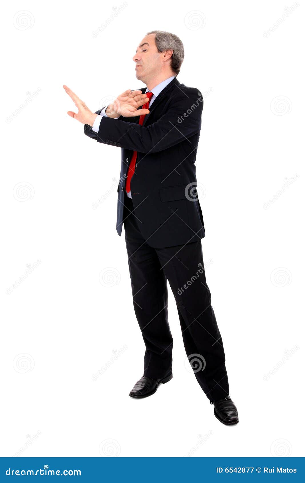 Businessman Arguing with His Hands Stock Image - Image of adult ...