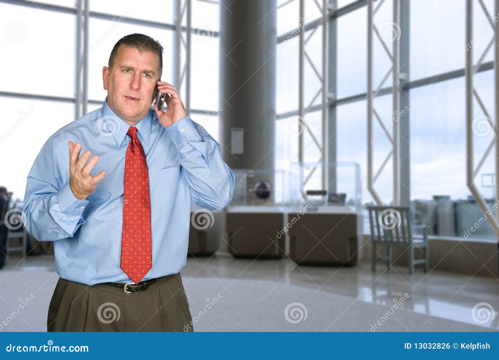Businessman Arguing on Phone Stock Photo - Image of global, arguing ...