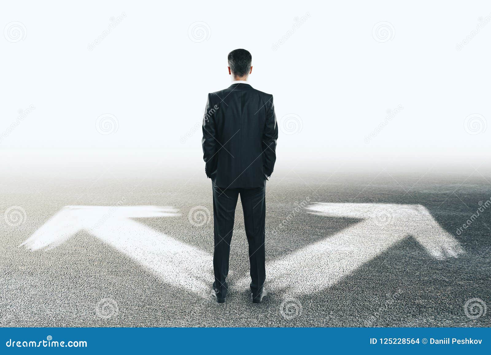 Different Direction and Future Concept Stock Photo - Image of copyspace ...