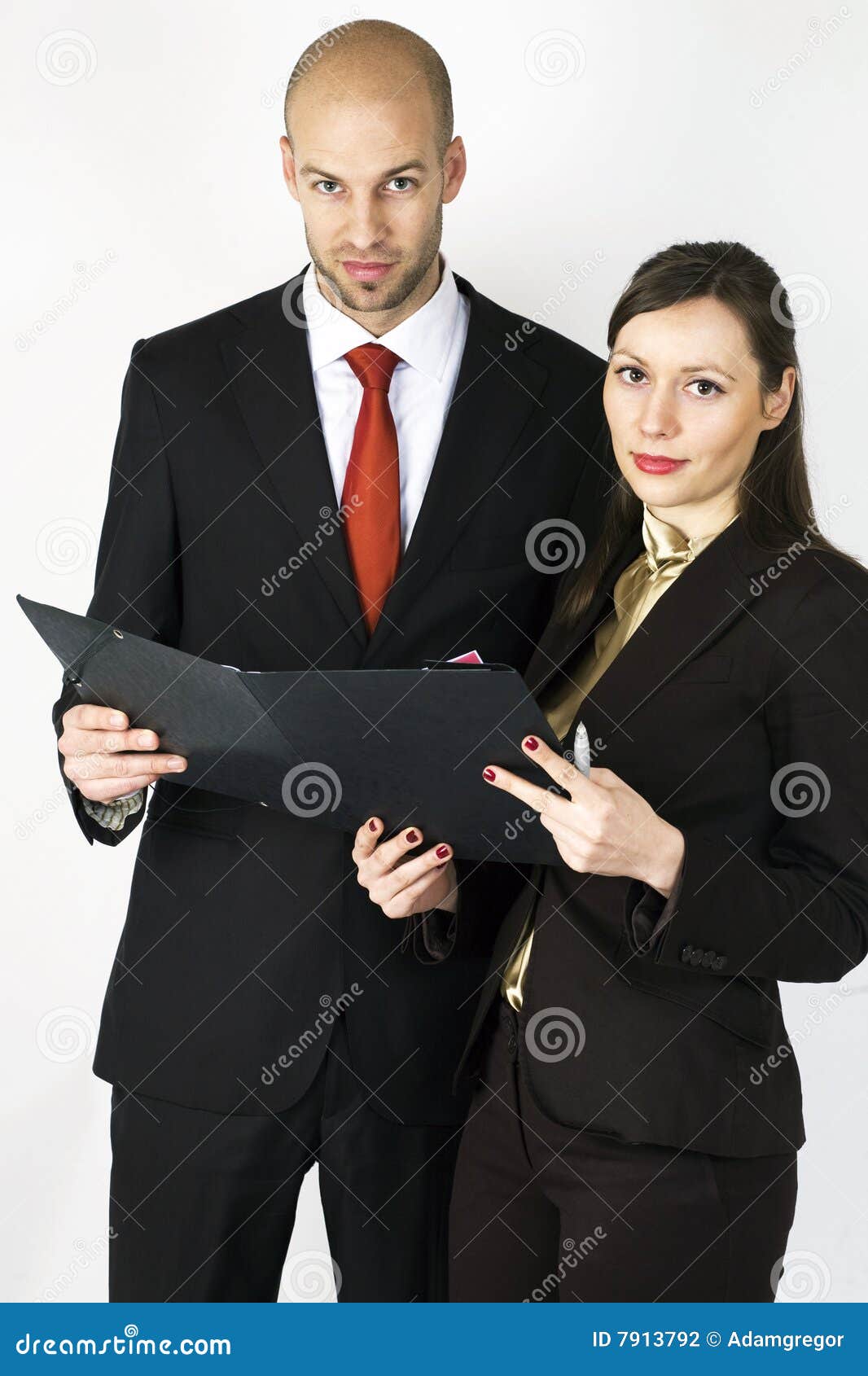 Businessman with Assistent stock photo. Image of business - 7913792