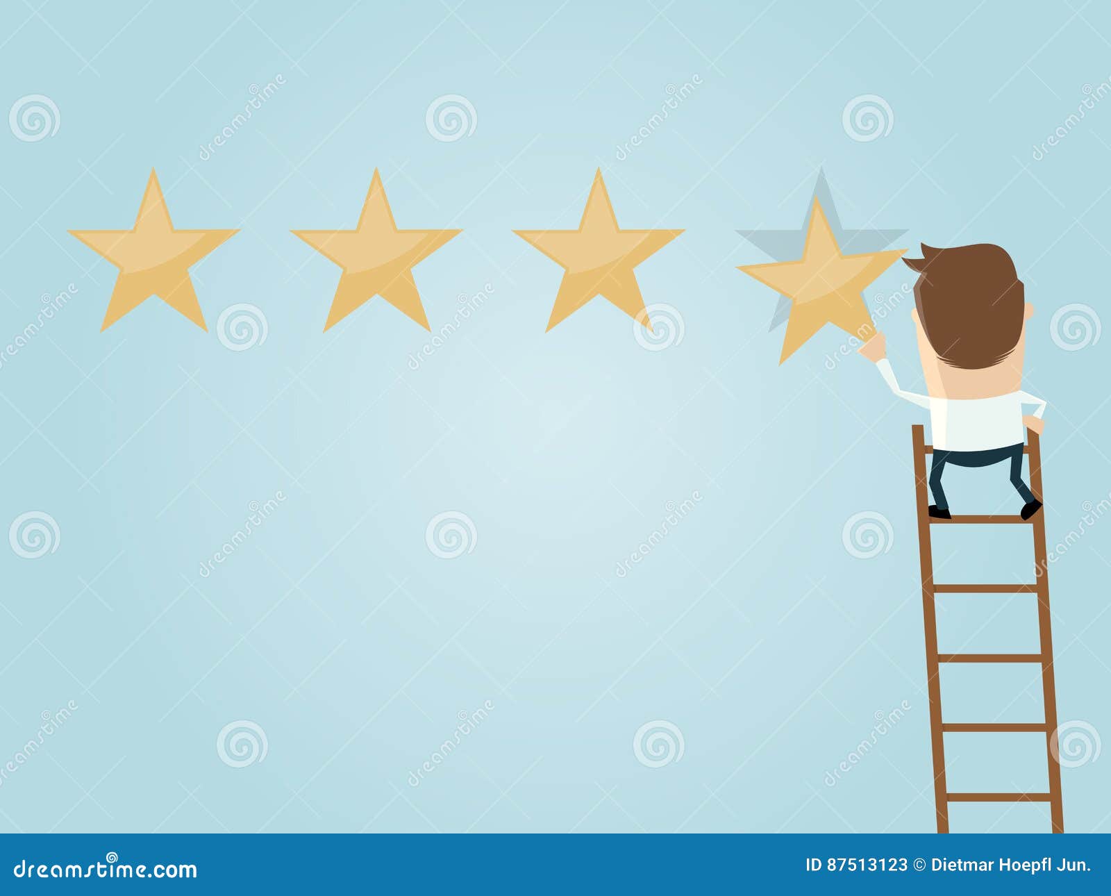 Quality Star Rating. Five Golden Rating Star. Best Appreciation Of ...