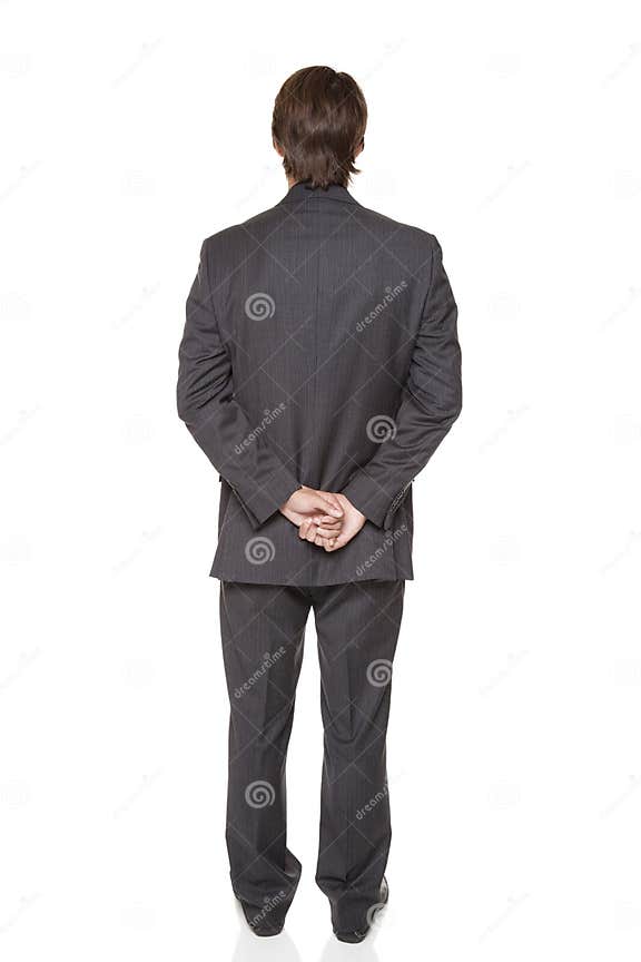 Businessman - back side stock photo. Image of rear, dressed - 10198606