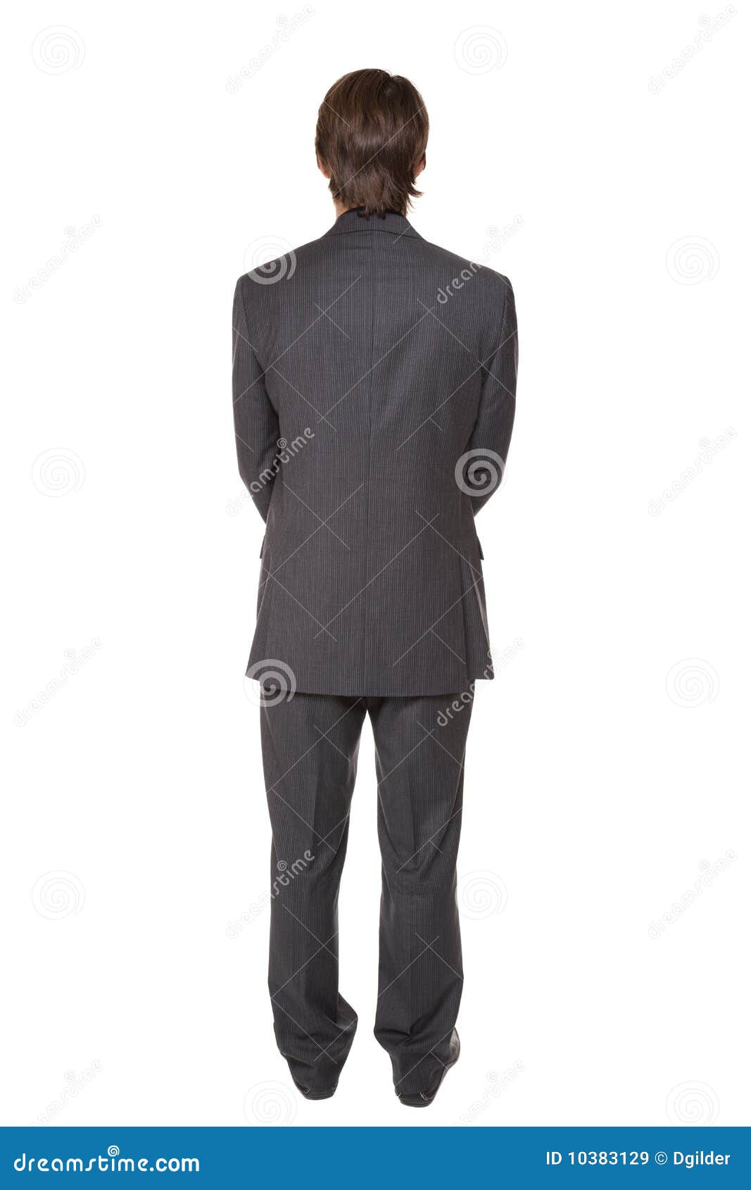 Businessman - back side stock image. Image of backside - 10383129