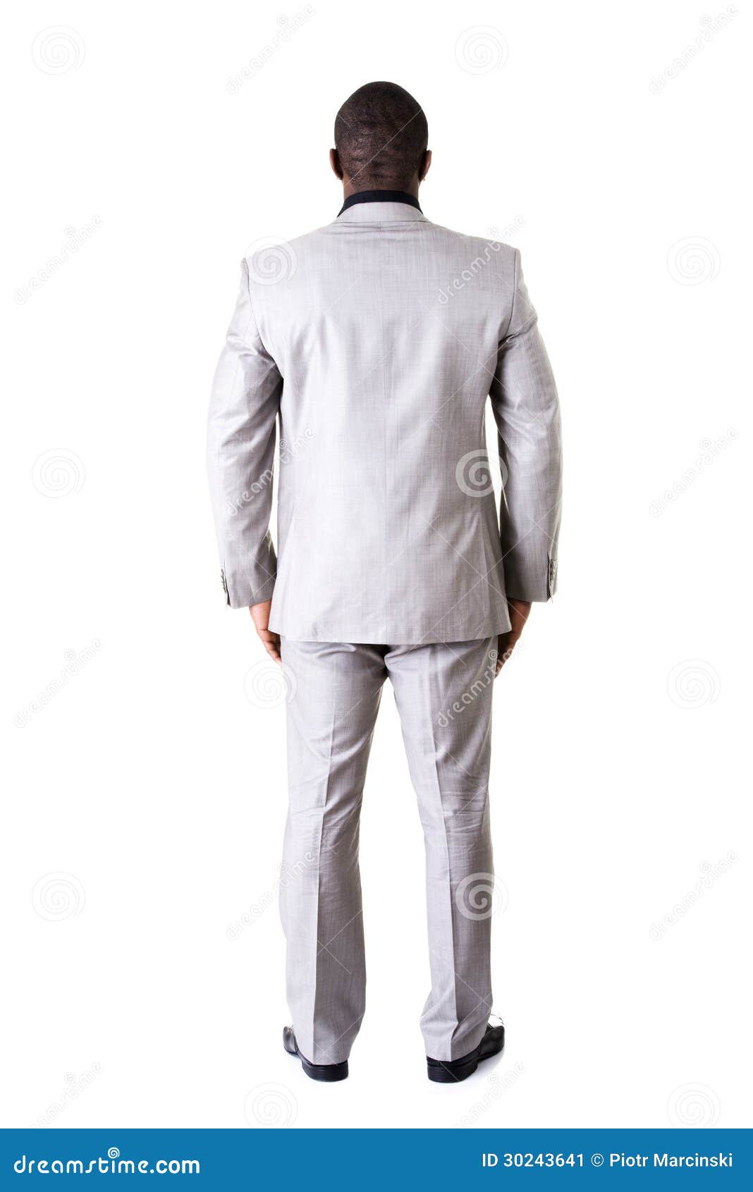 Businessman back view stock image. Image of wait, rear - 30243641