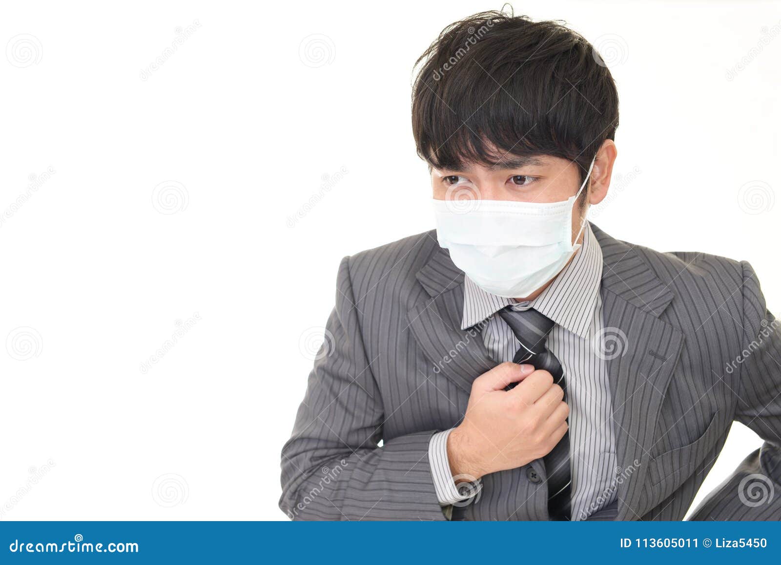 Businessman with a Bad Cold Stock Image - Image of japan, health: 113605011