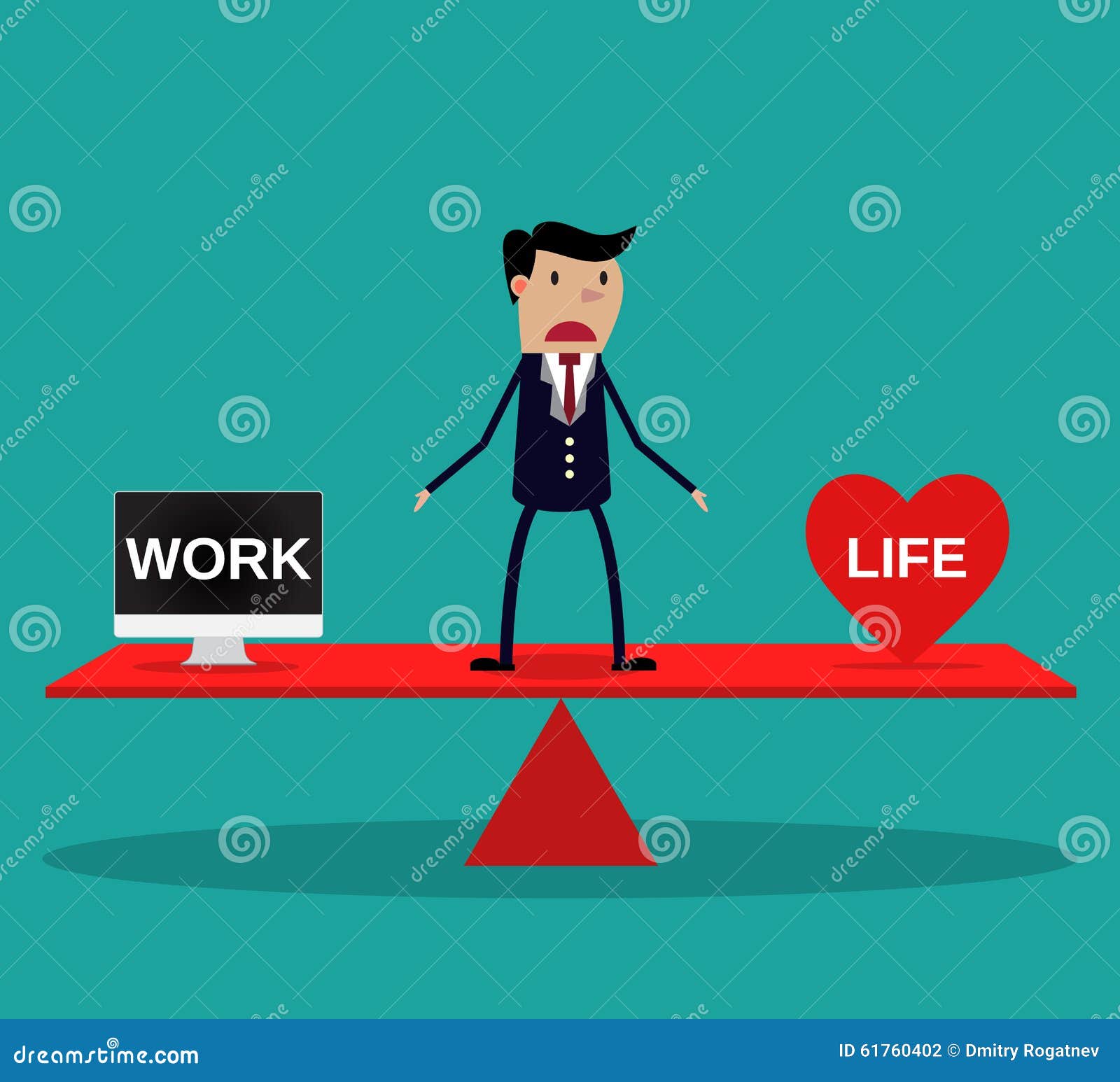 Balance At Work, Values Equality And Comparison Landing Page Template ...