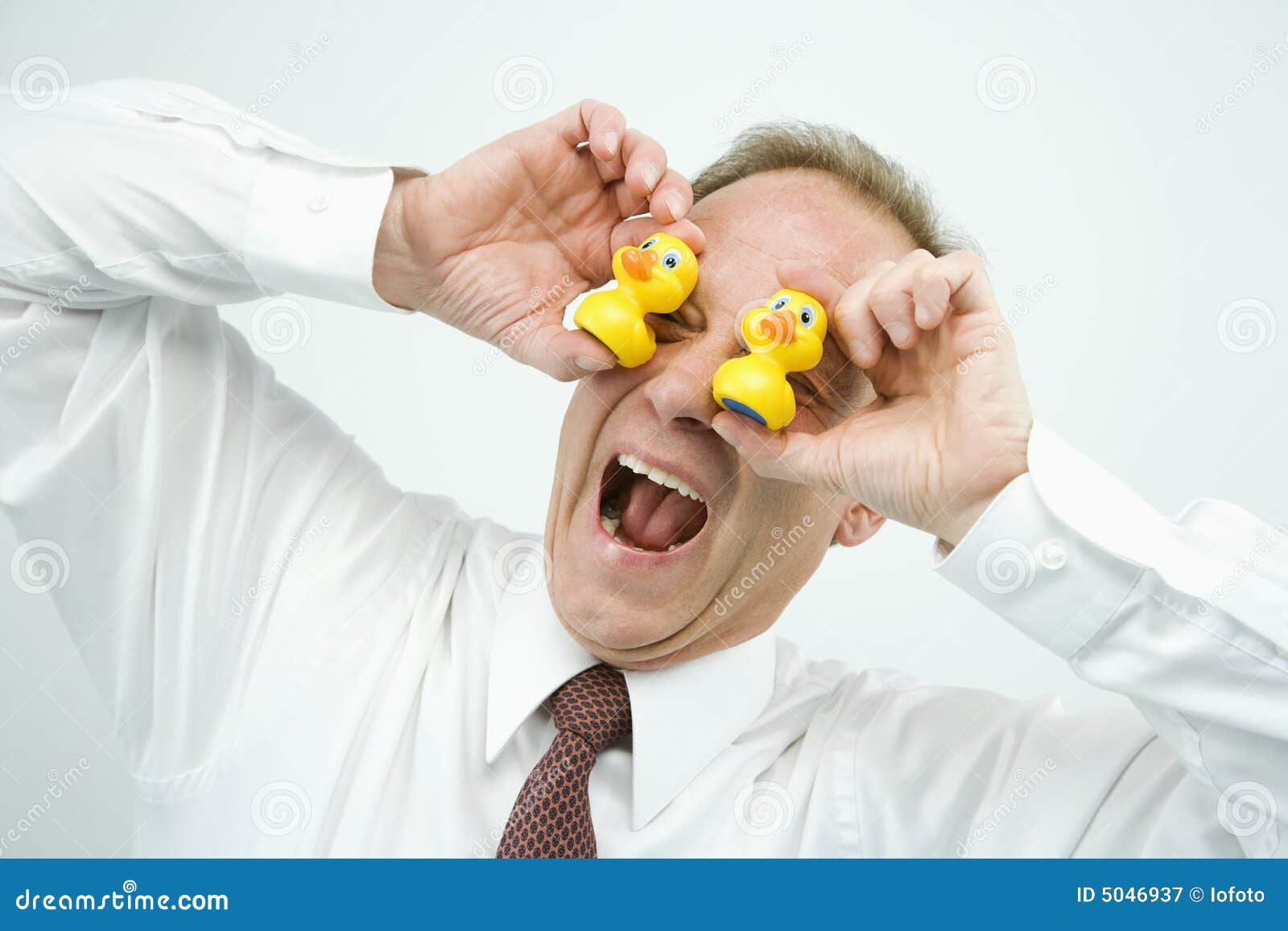 Businessman being funny stock image. Image of person, businessman - 5046937