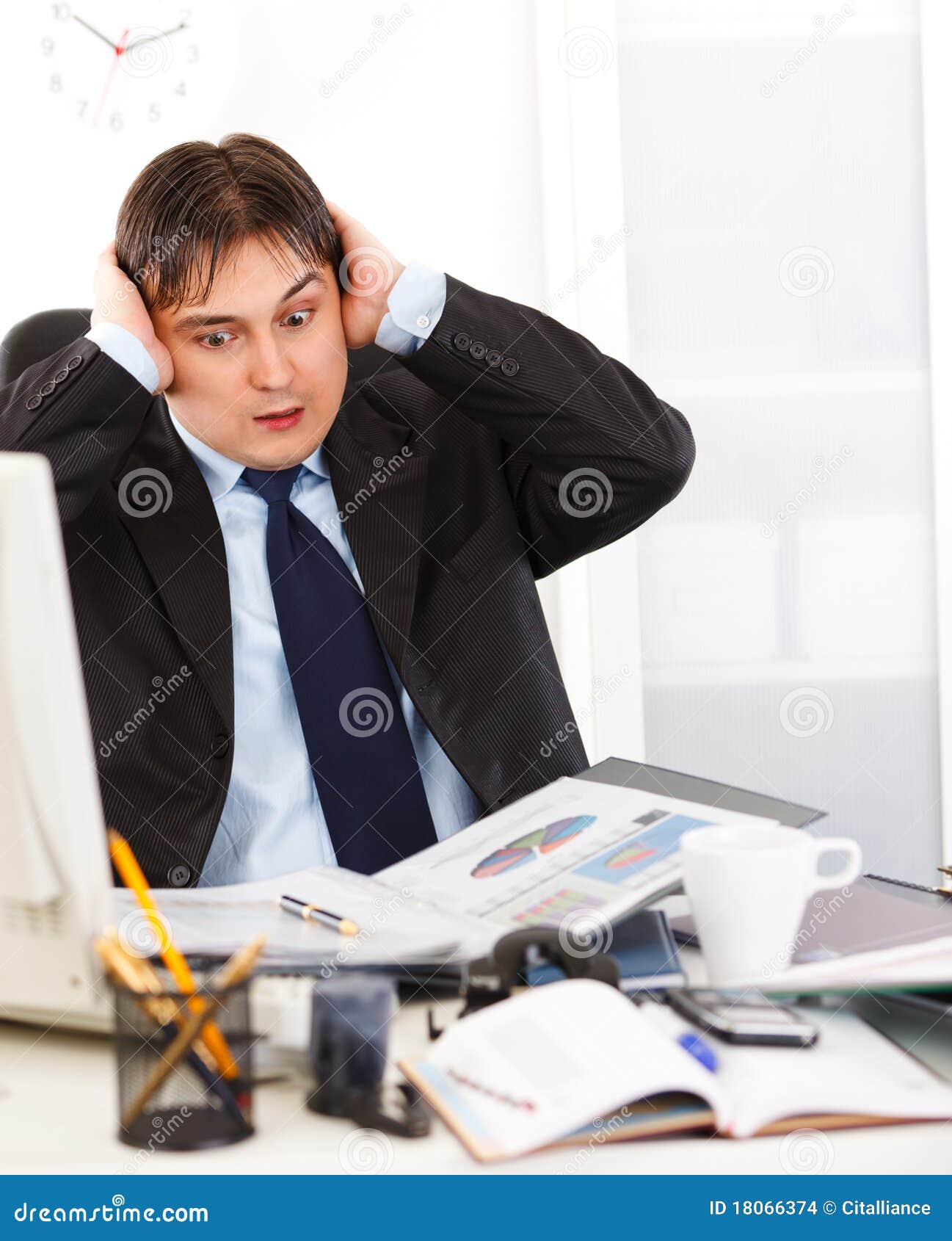 Businessman Being Overloaded with Loads of Work Stock Photo - Image of ...