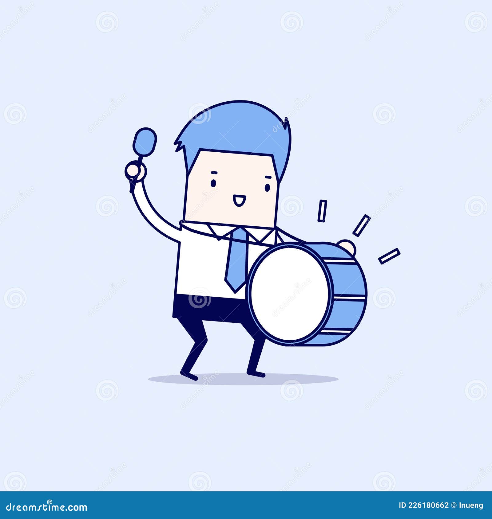 Drum Cartoon Character With Facial Expression | CartoonDealer.com ...
