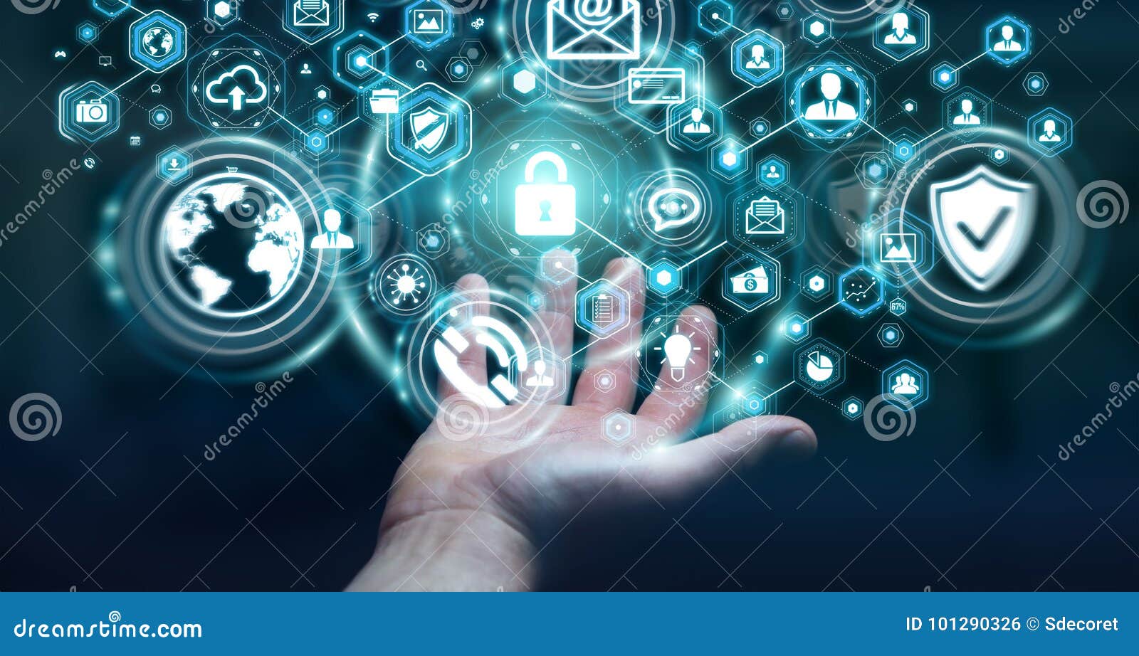 Businessman Protecting His Data Personal Information 3D Rendering Stock ... Businessman Protecting His Data Personal Information 3D Rendering Stock ...