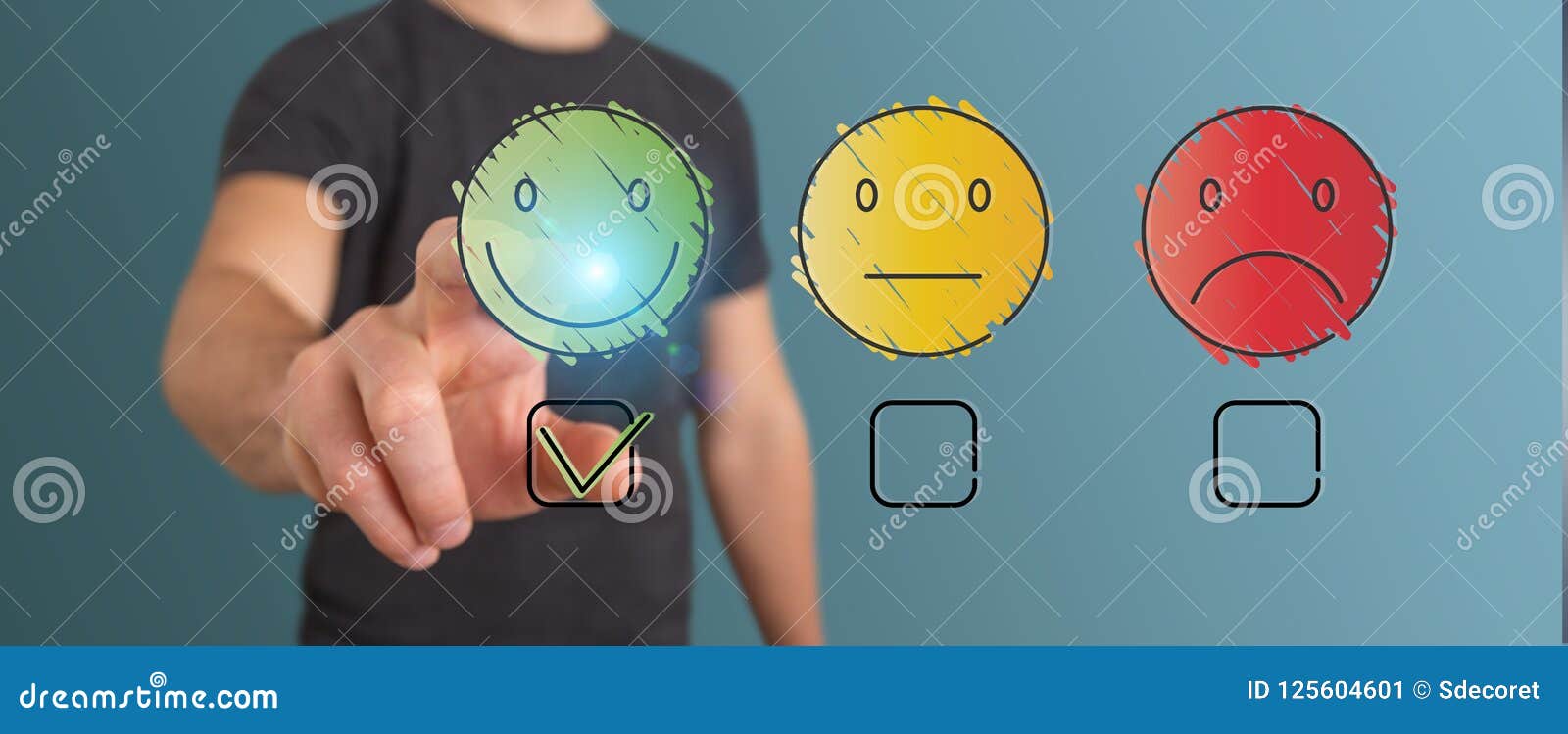 Businessman Using Thin Line Customer Satisfaction Rating Stock ... Businessman Using Thin Line Customer Satisfaction Rating Stock ...