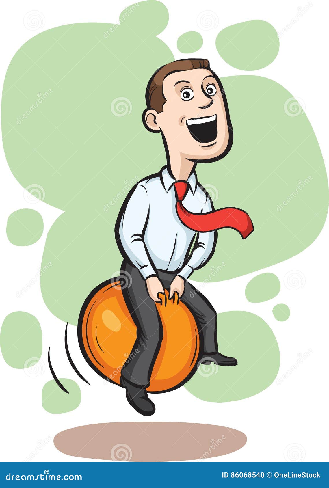 Space Hopper Royalty-Free Cartoon | CartoonDealer.com #953699
