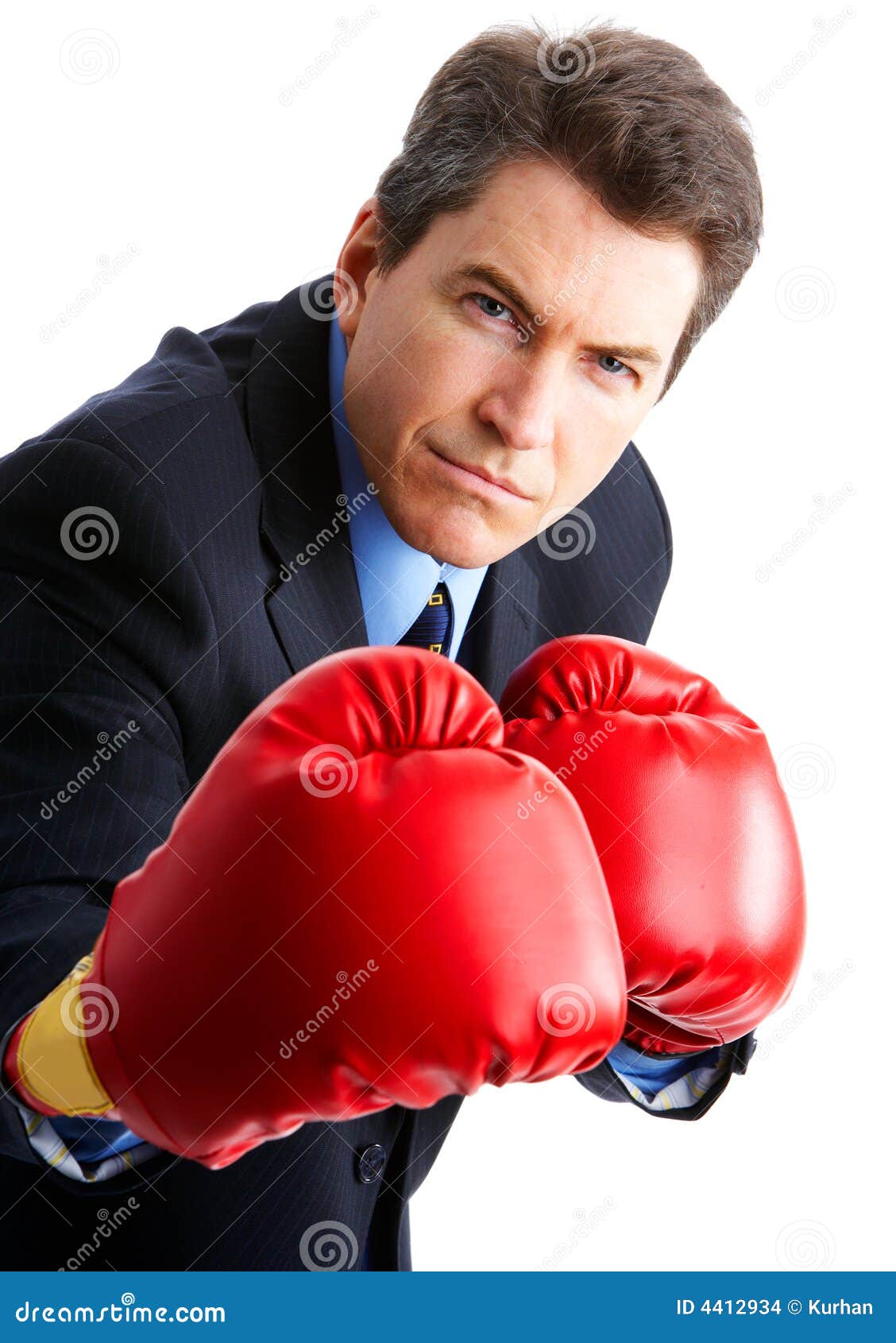 Businessman boxer stock photo. Image of work, portrait - 4412934