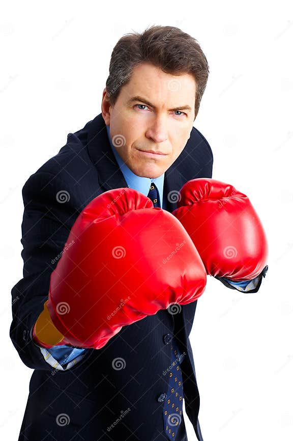 Businessman boxer stock photo. Image of isolate, boxer - 9215572
