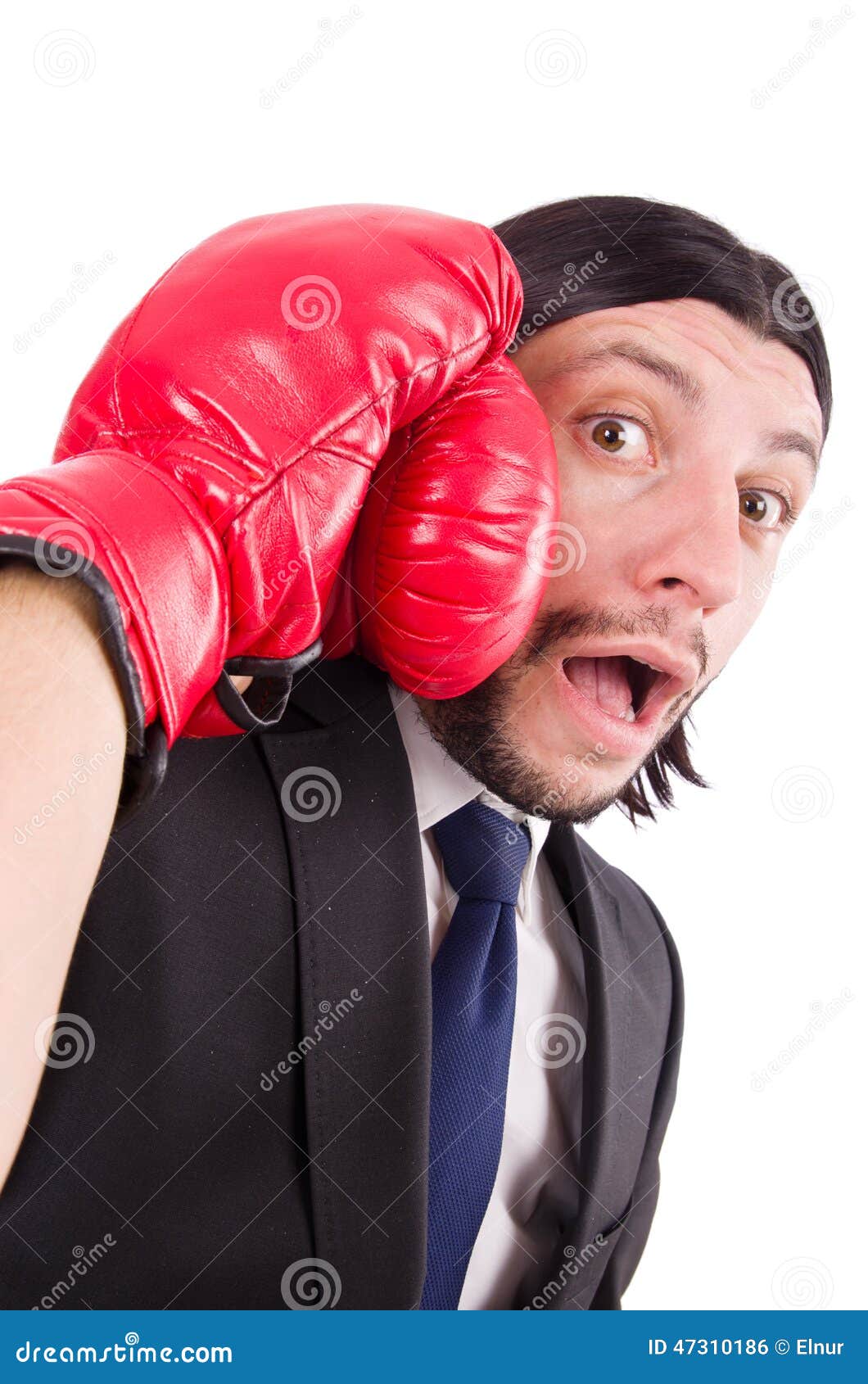Businessman boxer isolated stock photo. Image of business - 47310186