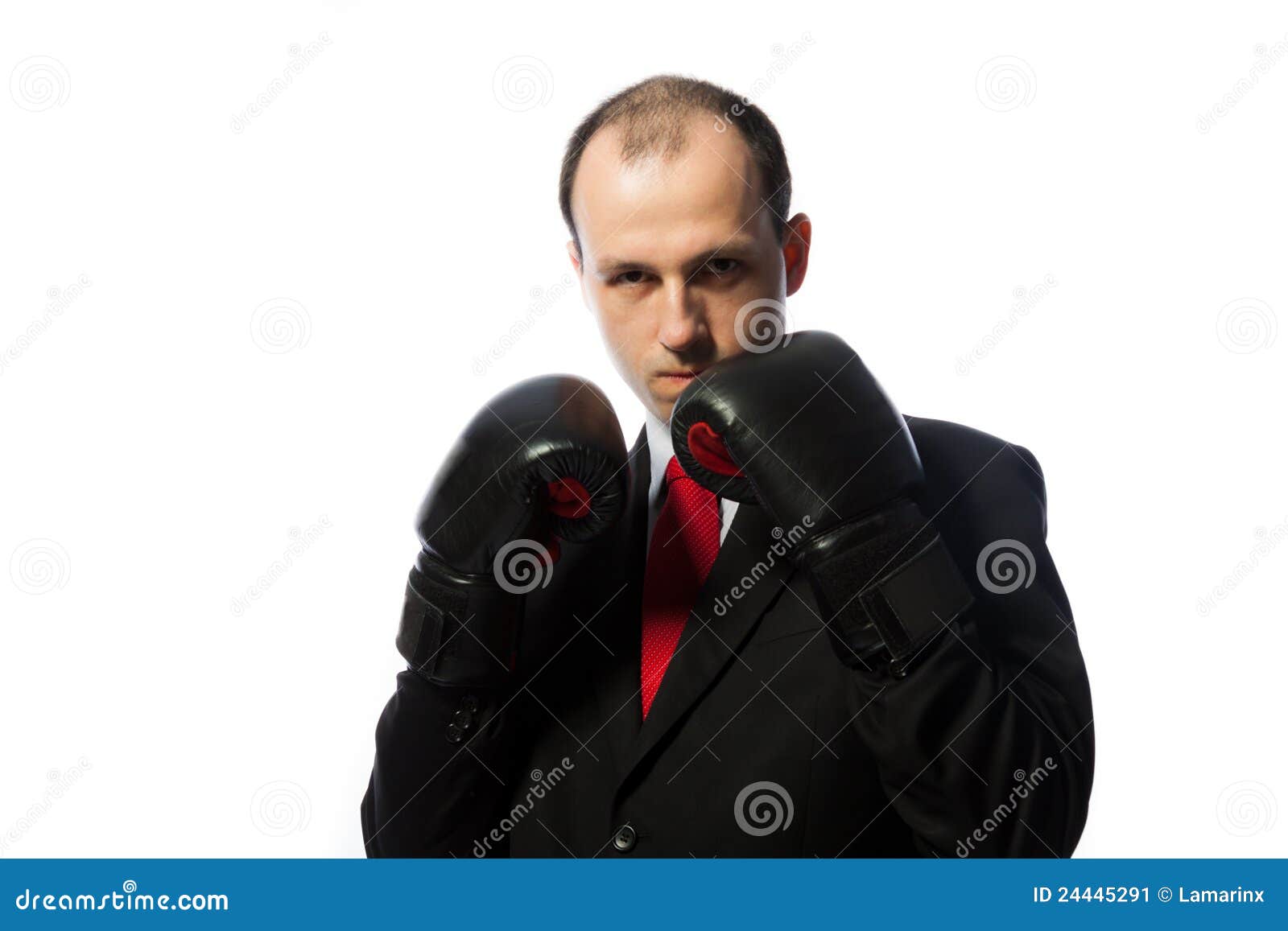 Businessman with Boxing Gloves Stock Image - Image of fight, boxer ...