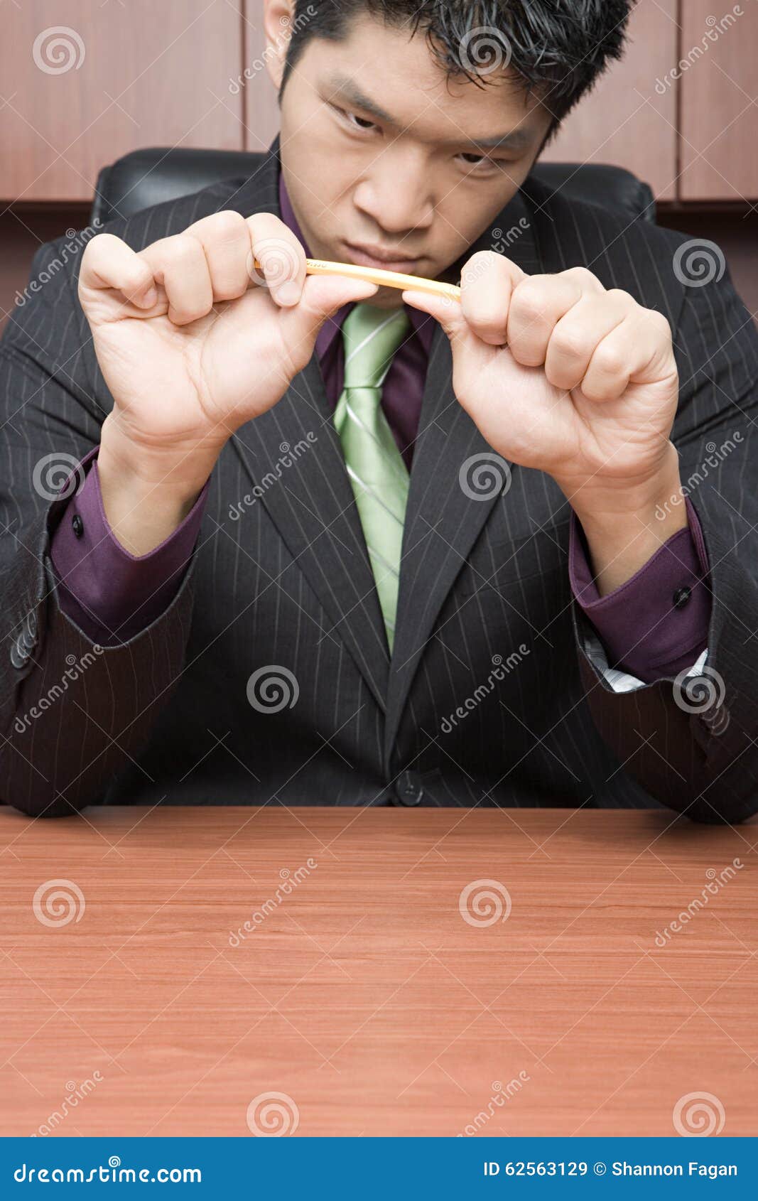 Businessman Breaking Pencil Stock Image - Image of binge, happy: 62563129