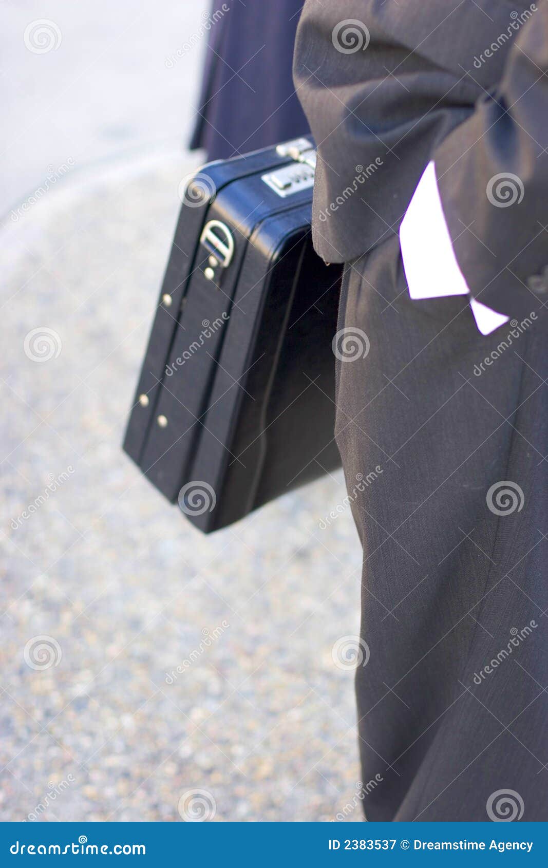 Businessman and Briefcase stock image. Image of satchel - 2383537