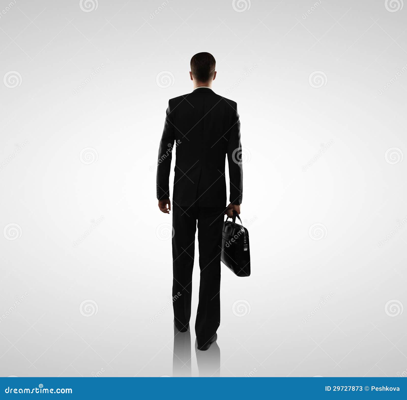 Businessman with briefcase stock image. Image of executive - 29727873