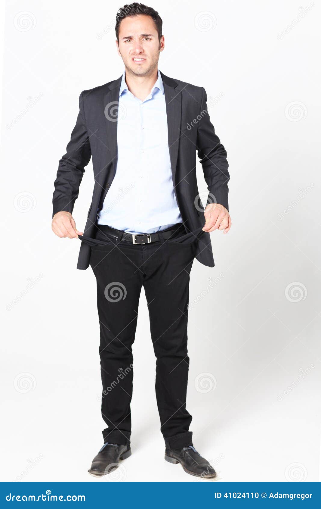 Businessman broke stock photo. Image of employee, financial - 41024110