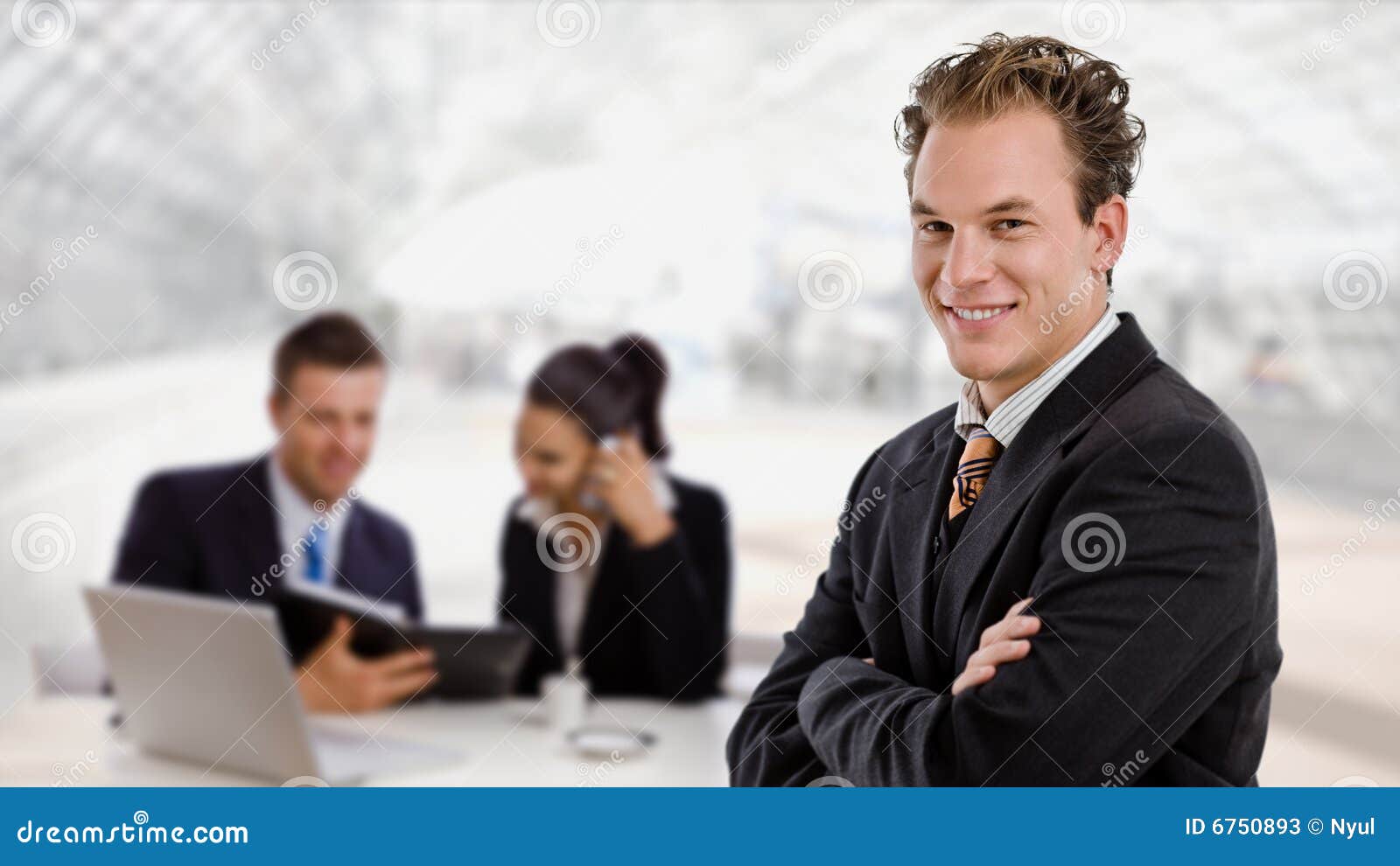 Businessman and Business Team Stock Image - Image of business ...