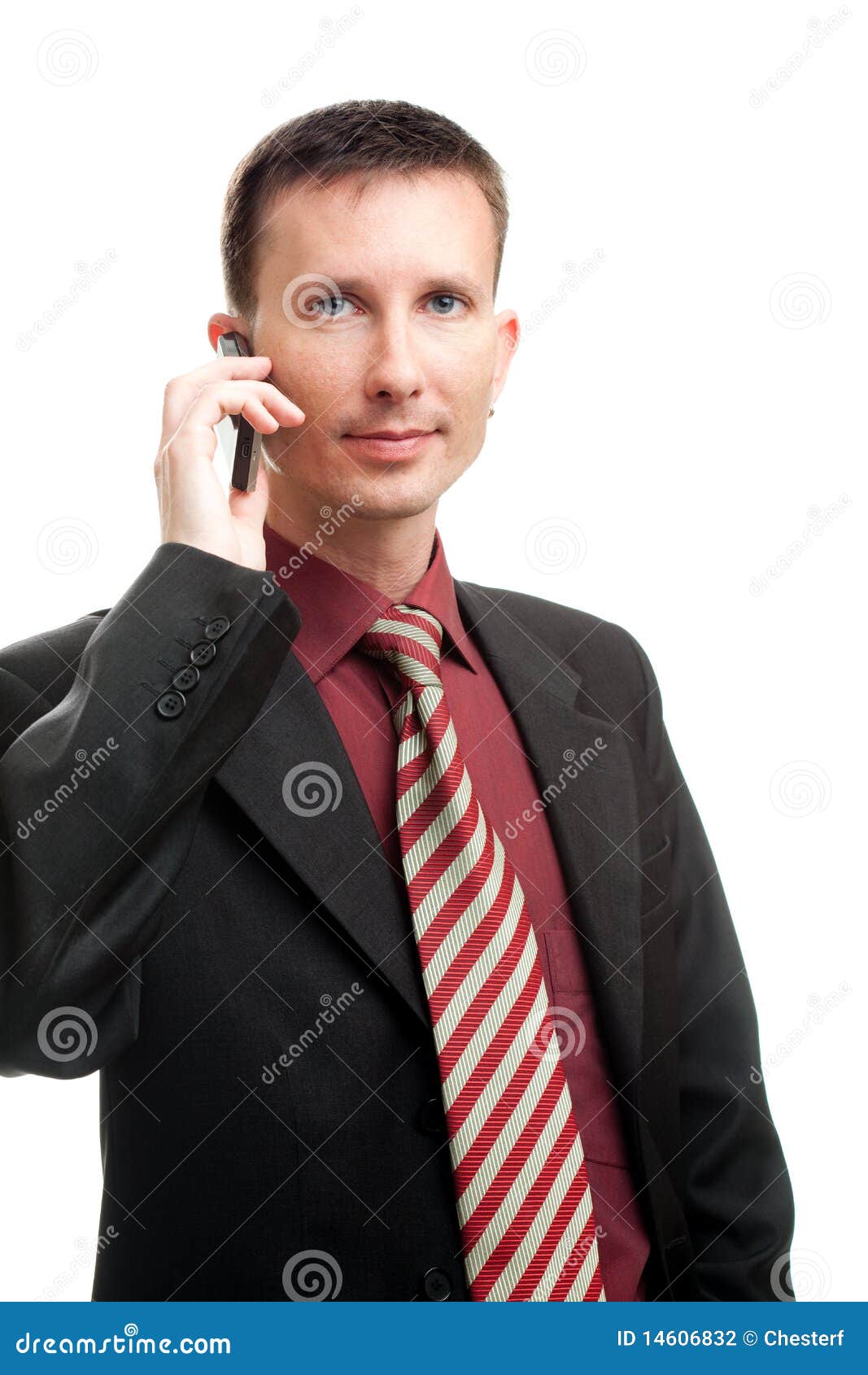 Businessman calling stock photo. Image of modern, manager - 14606832