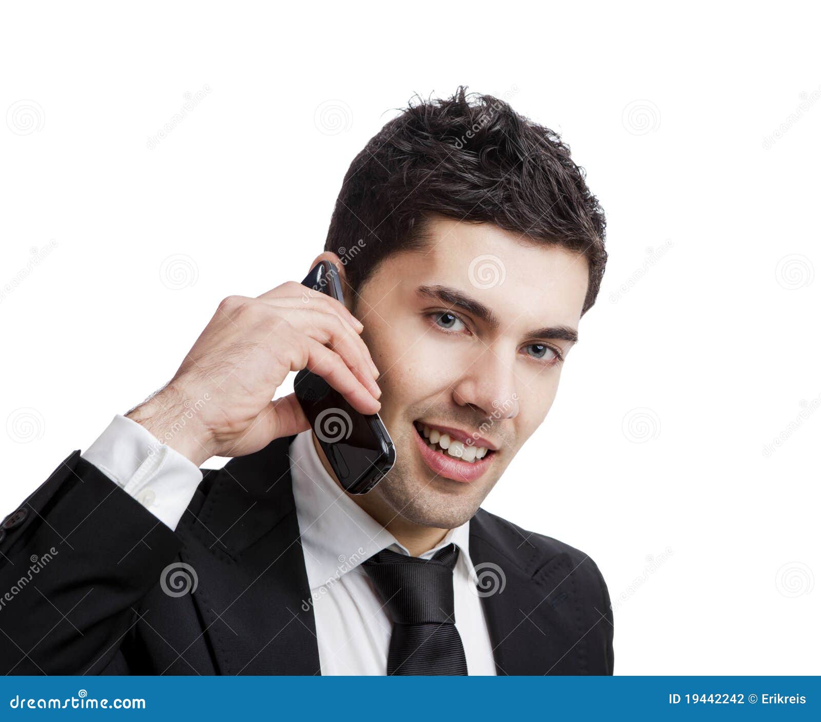 Businessman calling stock photo. Image of cool, person - 19442242