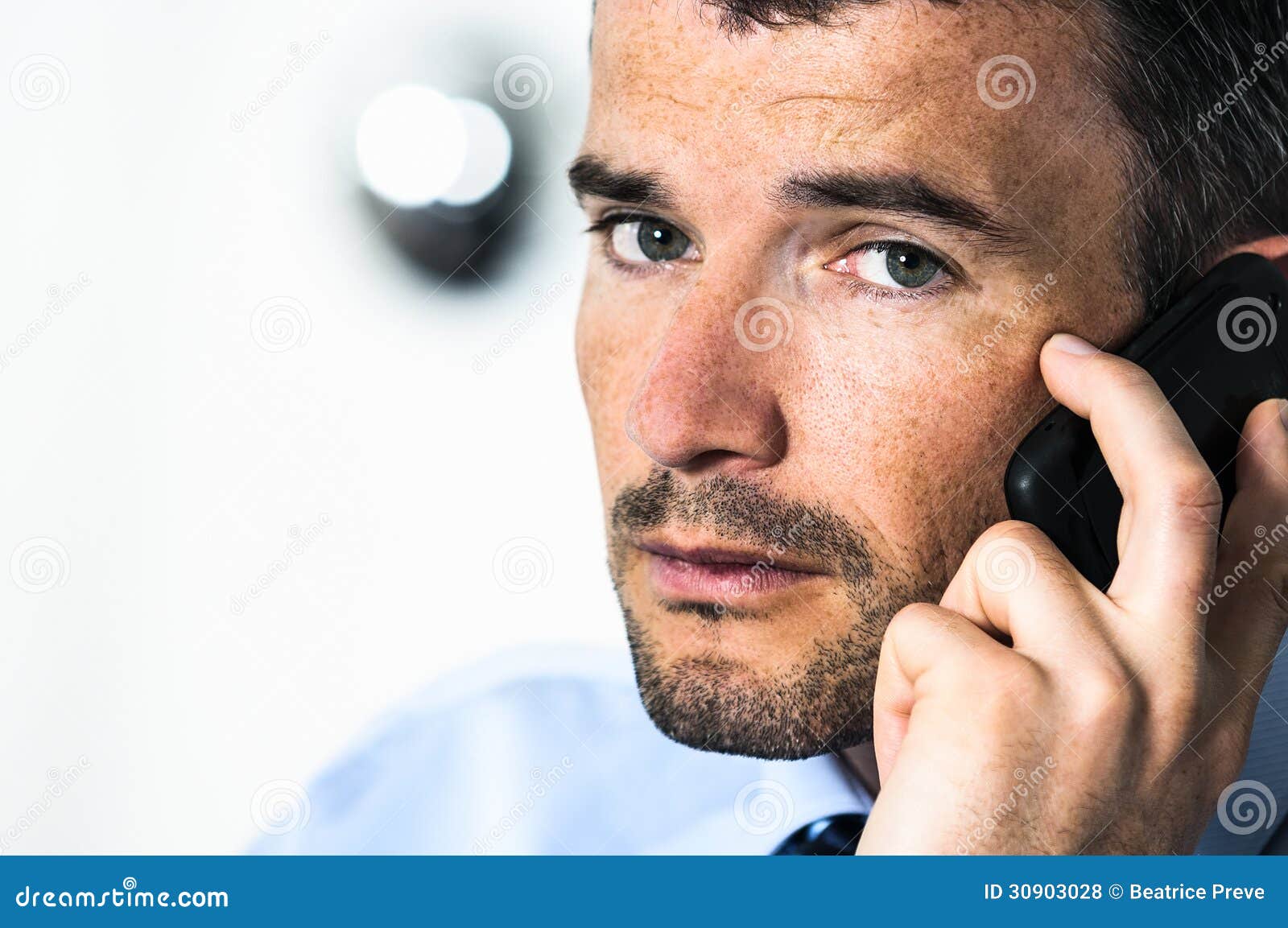 Businessman is calling stock photo. Image of people, confident - 30903028