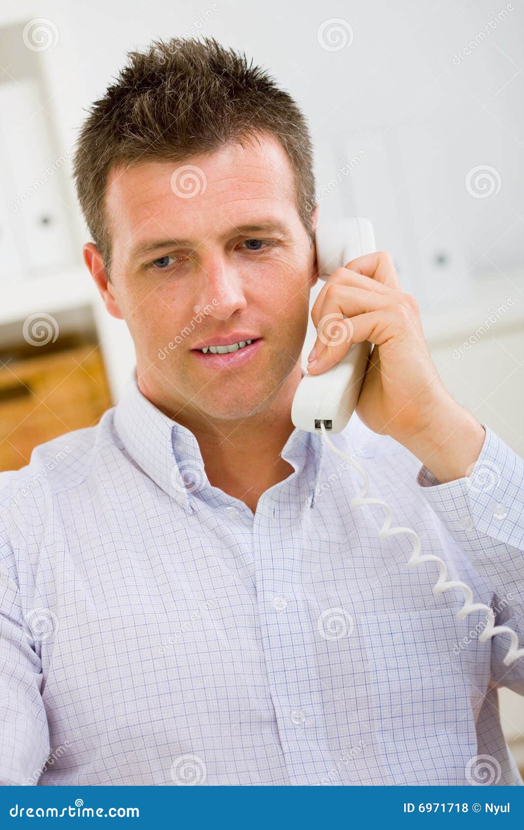 Businessman Calling on Phone Stock Photo - Image of businessmen ...