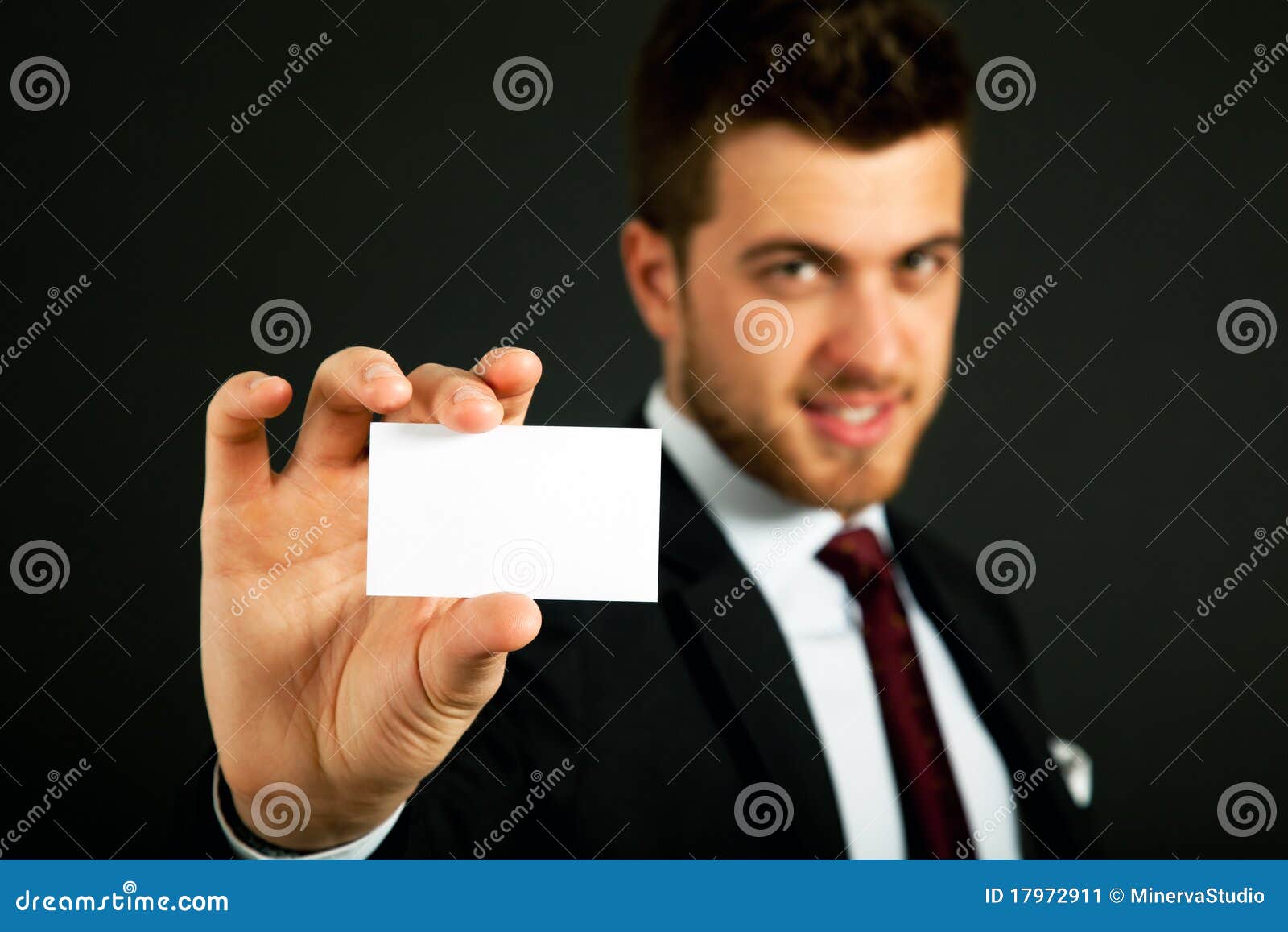 Businessman card stock image. Image of company, businesscard - 17972911