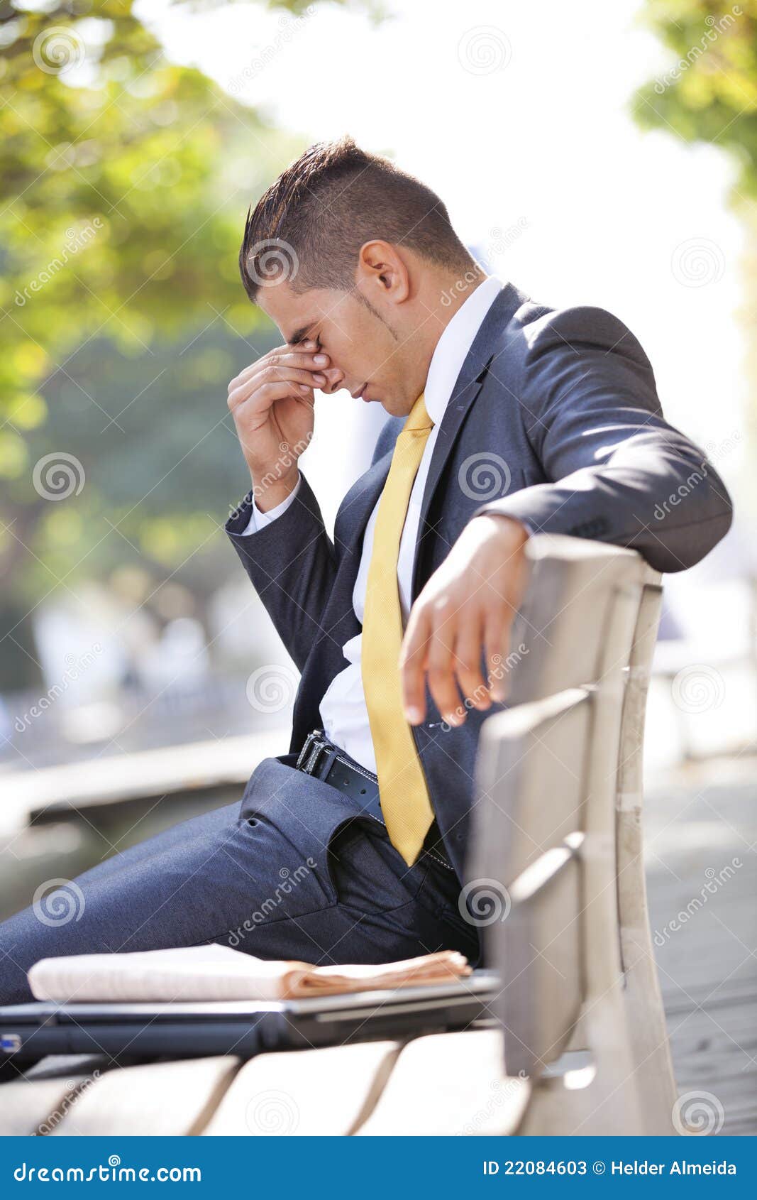 Businessman Career Problems Stock Image - Image of depressed, copyspace ...