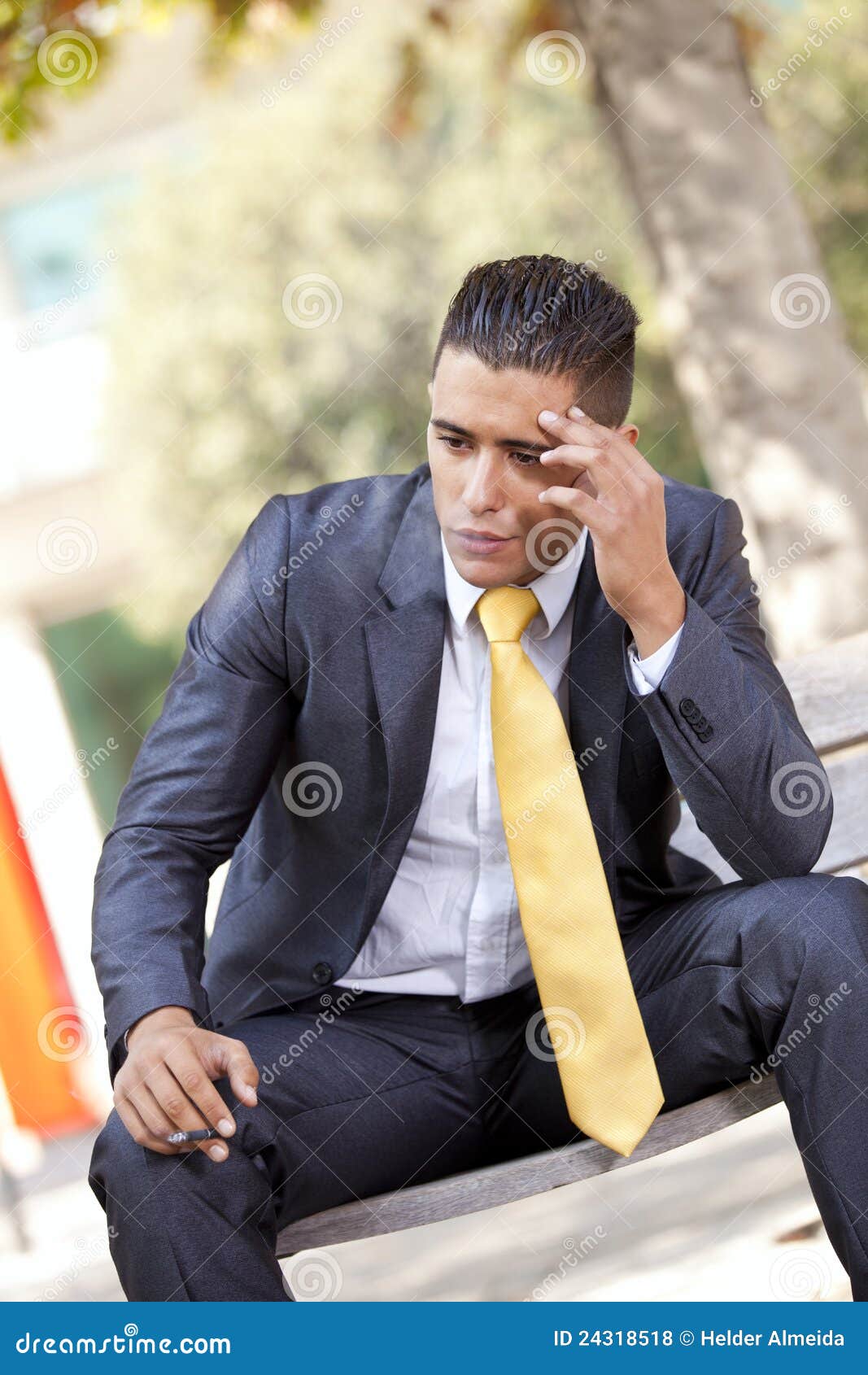 Businessman Career Problems Stock Photo - Image of disappointed, adult ...