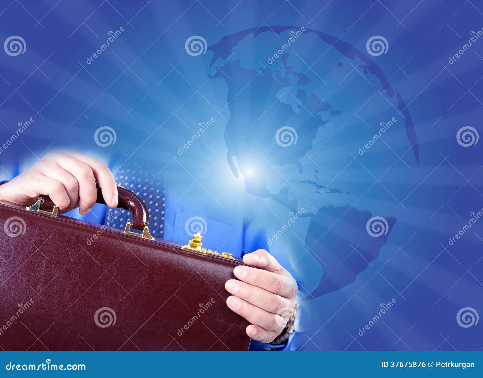 Businessman and case stock photo. Image of hand, people - 37675876