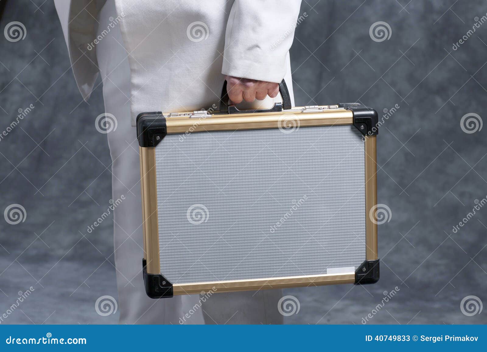 Businessman with case stock image. Image of movement - 40749833