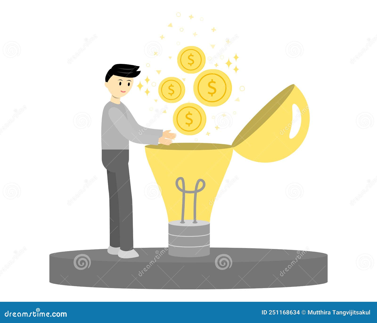 Golden Thinking Man And Question Mark Royalty-Free Illustration ... Golden Thinking Man And Question Mark Royalty-Free Illustration ...