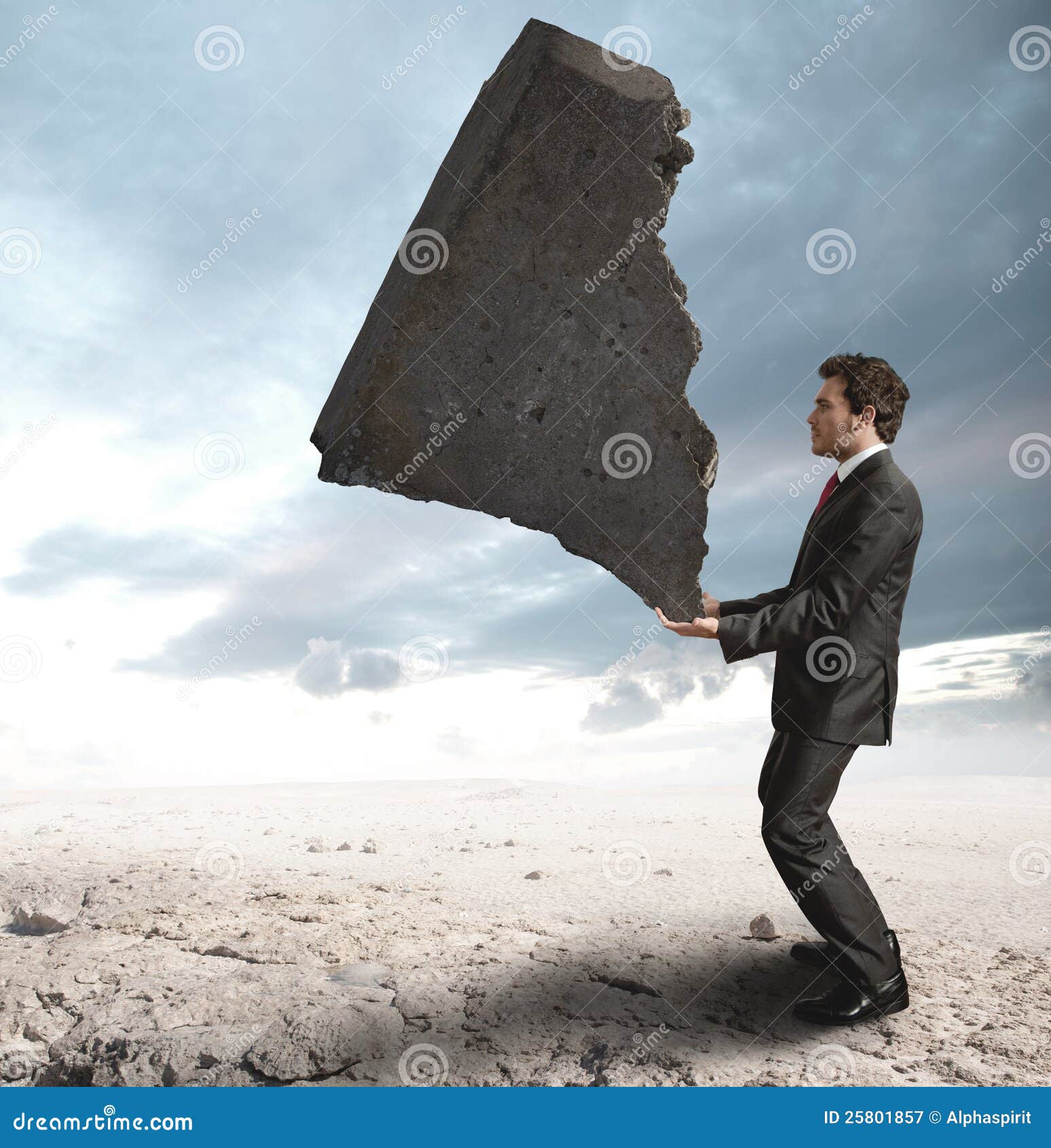 Businessman Challenging the Difficulties Stock Image - Image of service ...