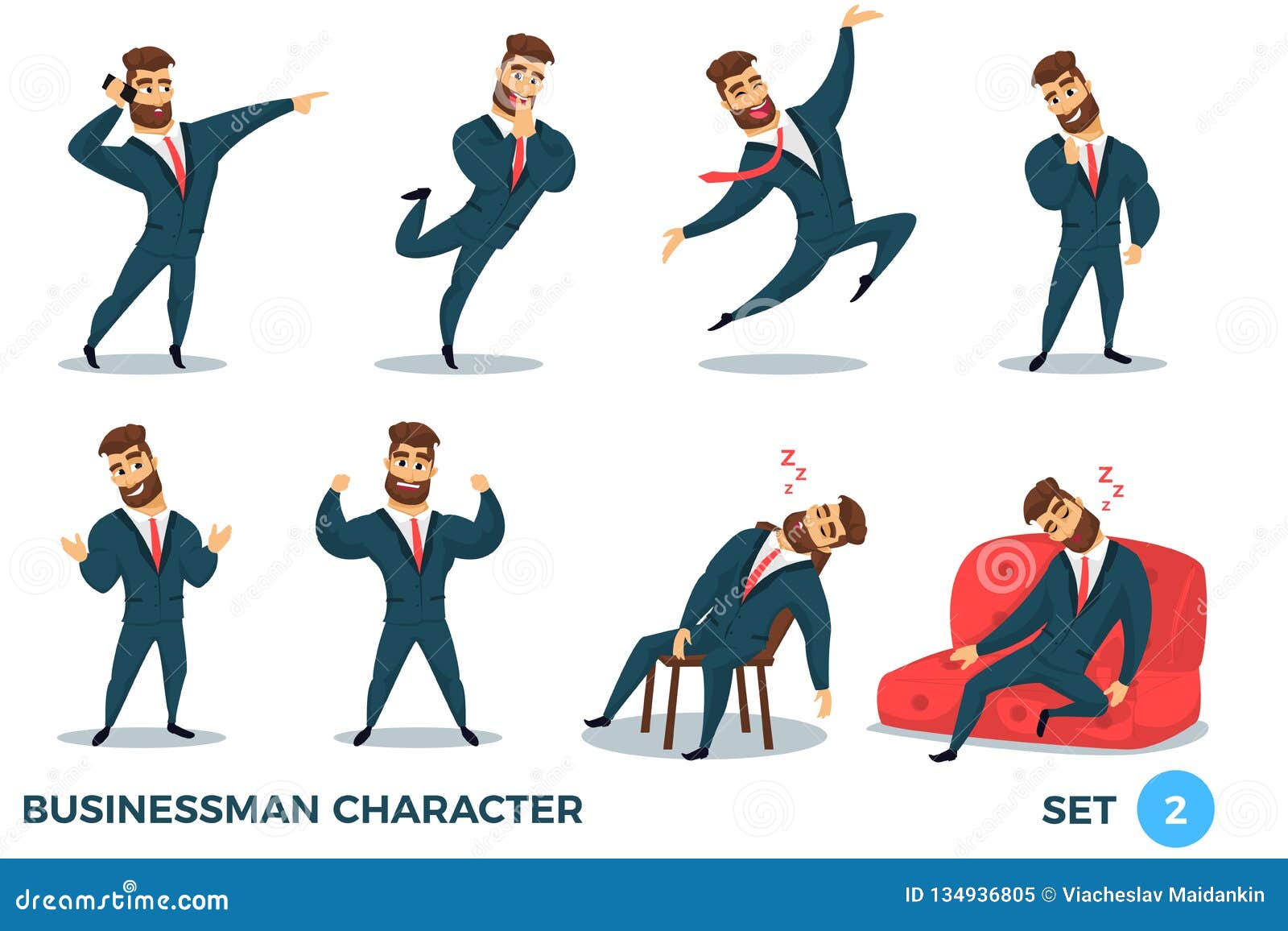 Businessman Character Design - Set 2. Stock Vector - Illustration of ... Businessman Character Design - Set 2. Stock Vector - Illustration of ...