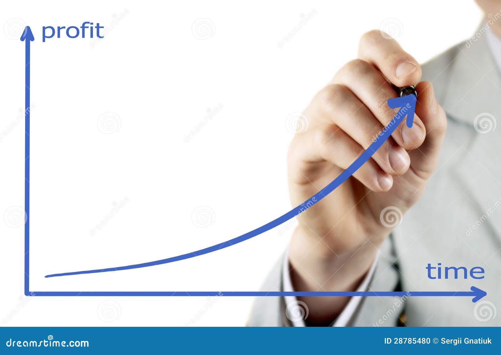 Businessman and chart stock photo. Image of diagram, chart - 28785480