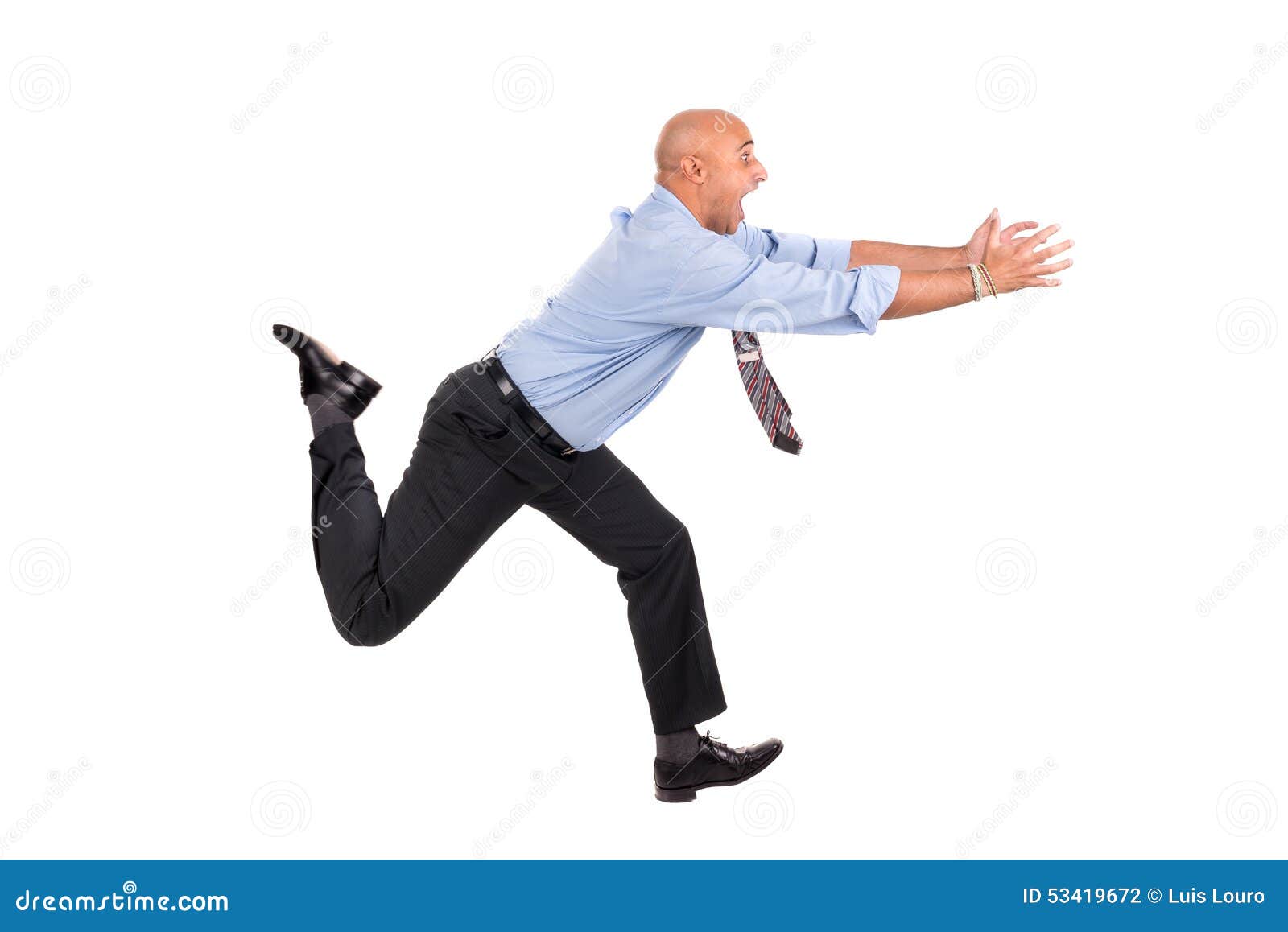 Businessman on the chase stock photo. Image of sports - 53419672