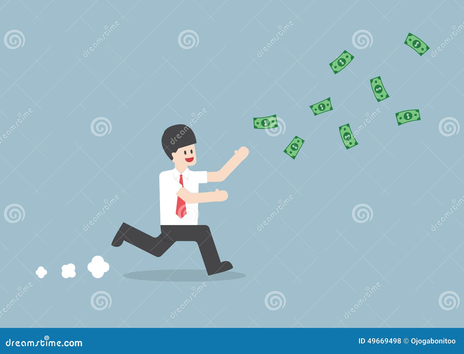 Falling Dollar Symbols Background Royalty-Free Stock Image ...