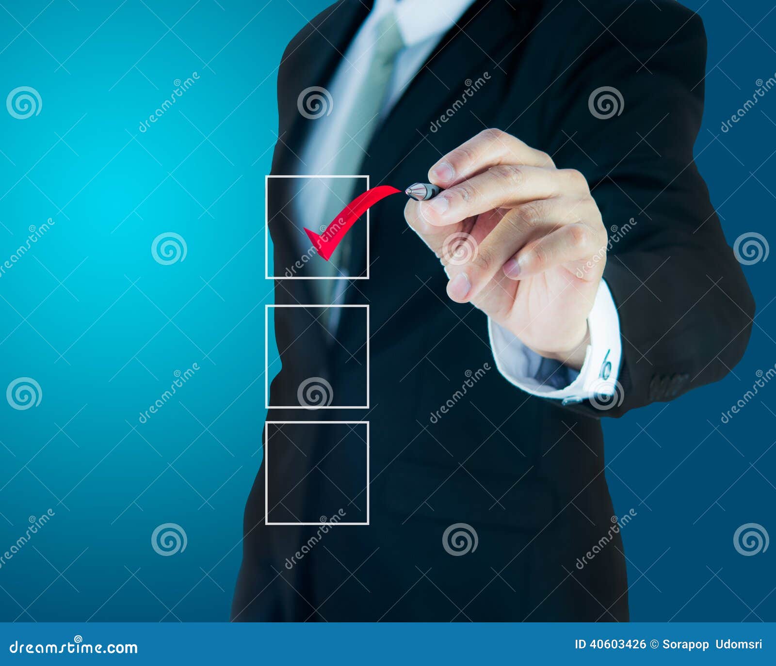 Checklist With Red Marker And Checked Boxes. Royalty-Free Stock ...